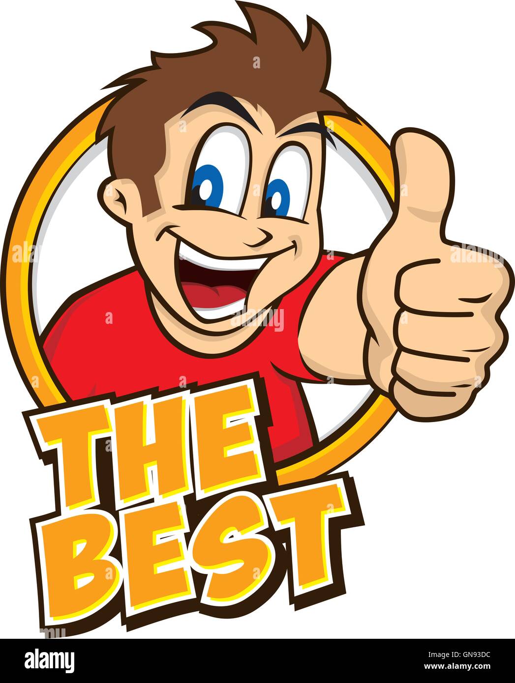 Happy smiling cartoon guy blonde immagini e fotografie stock ad alta ...