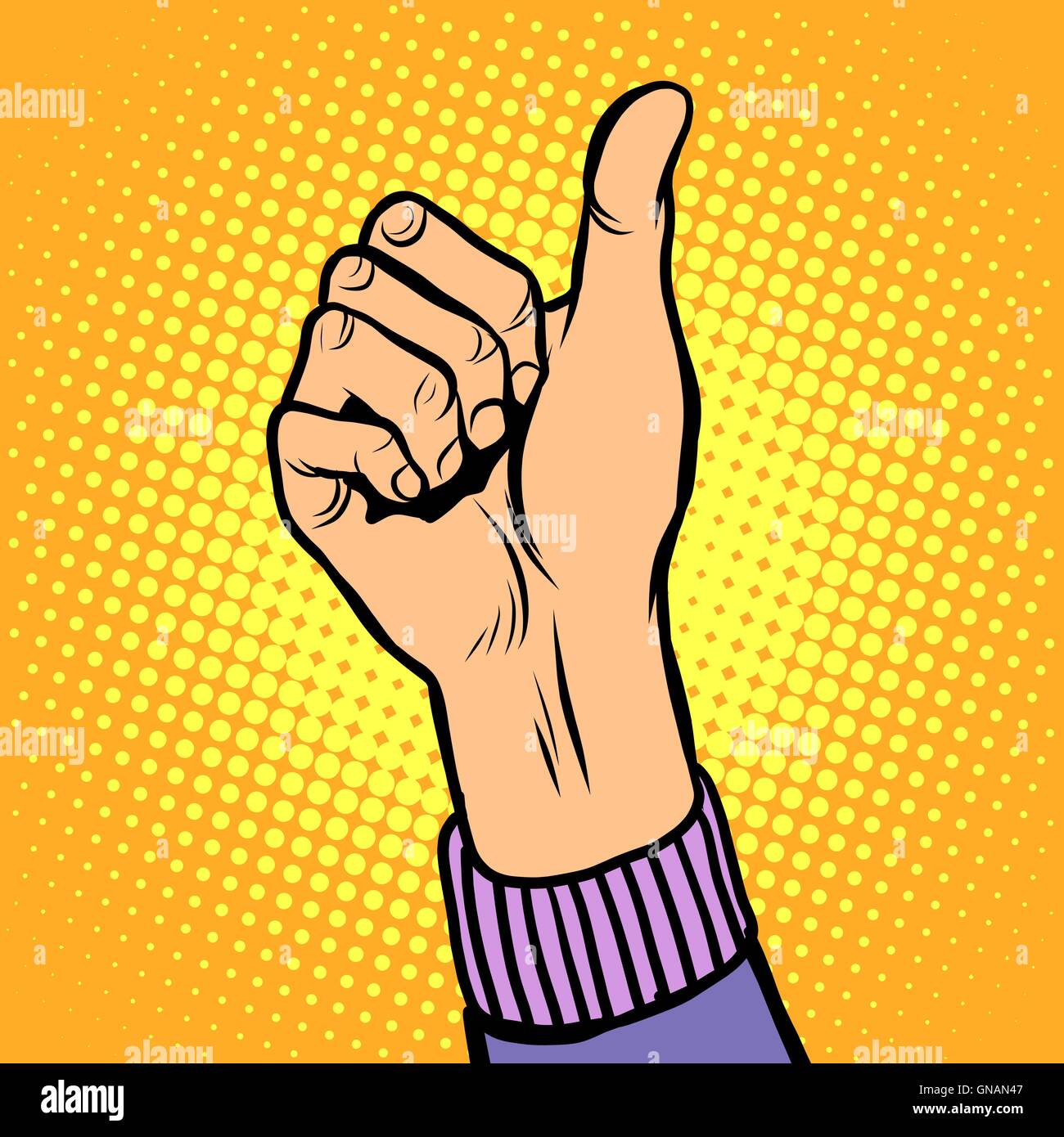 Il pollice Immagini Vettoriali Stock - Alamy