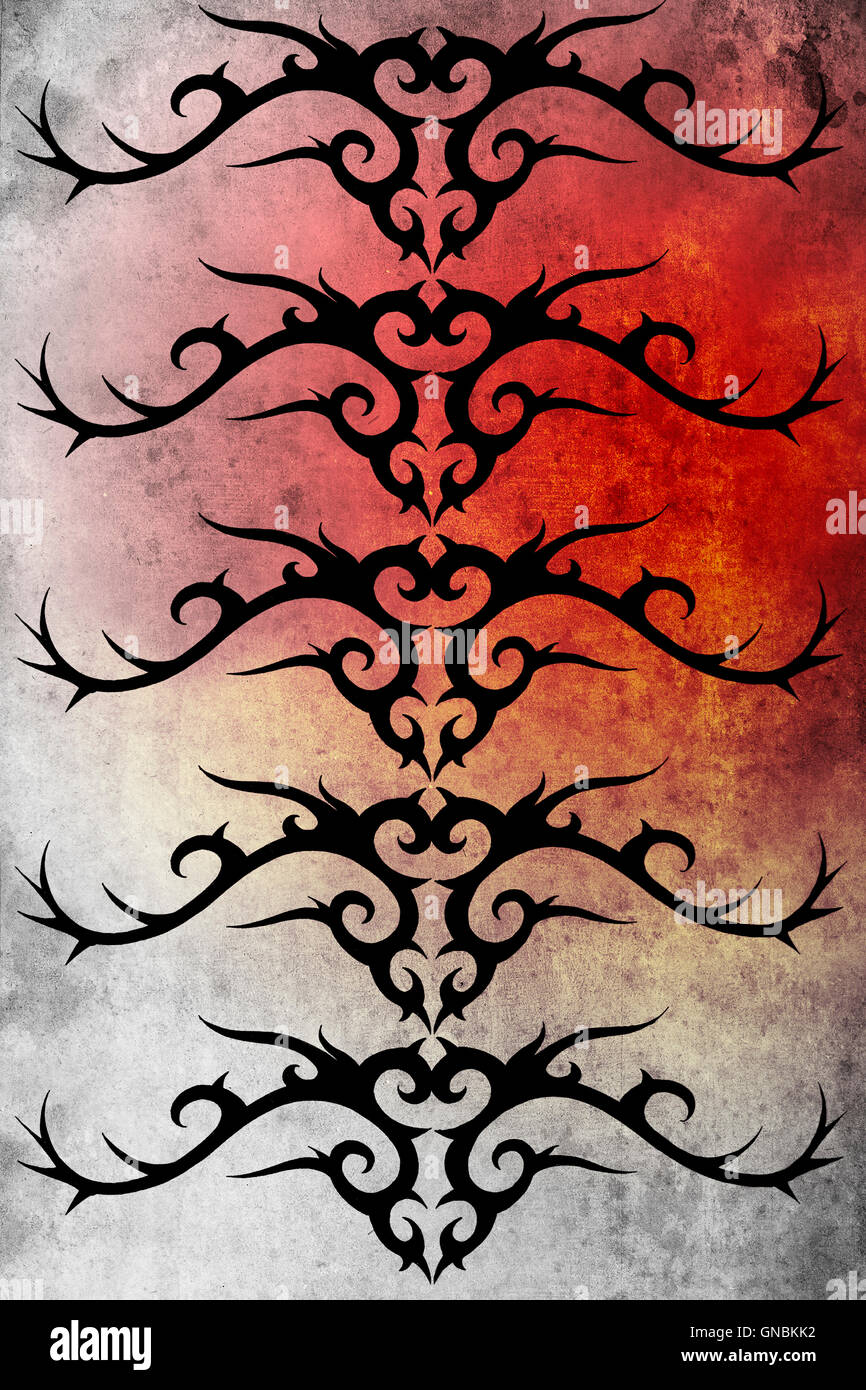 Disegni tribali immagini e fotografie stock ad alta risoluzione - Alamy