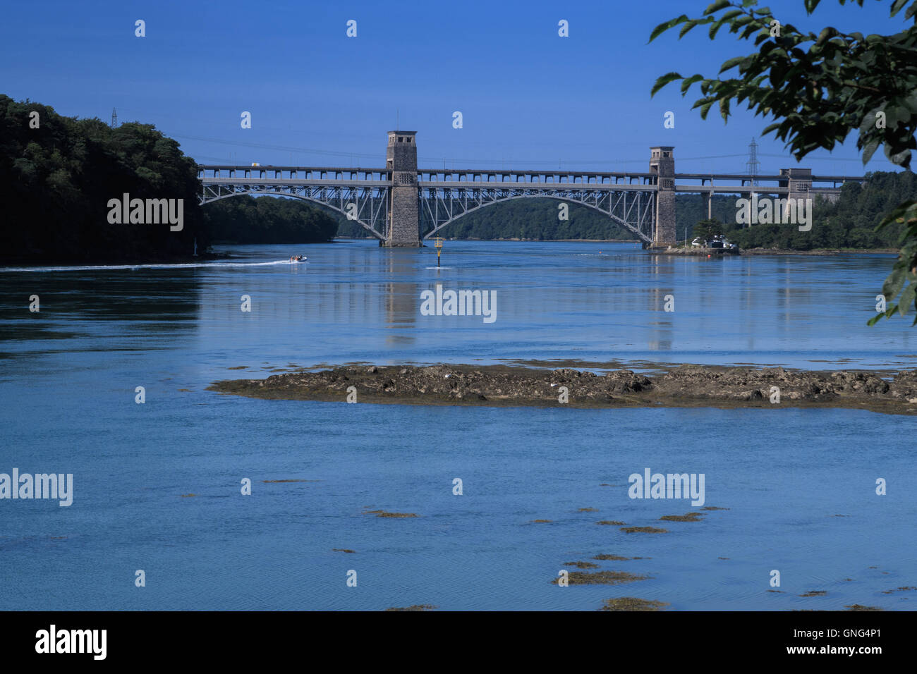 Britannia bridge anglesey immagini e fotografie stock ad alta ...