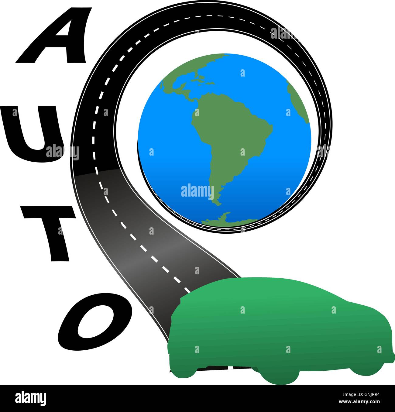 Trasporto stradale su strada Immagini Vettoriali Stock - Alamy