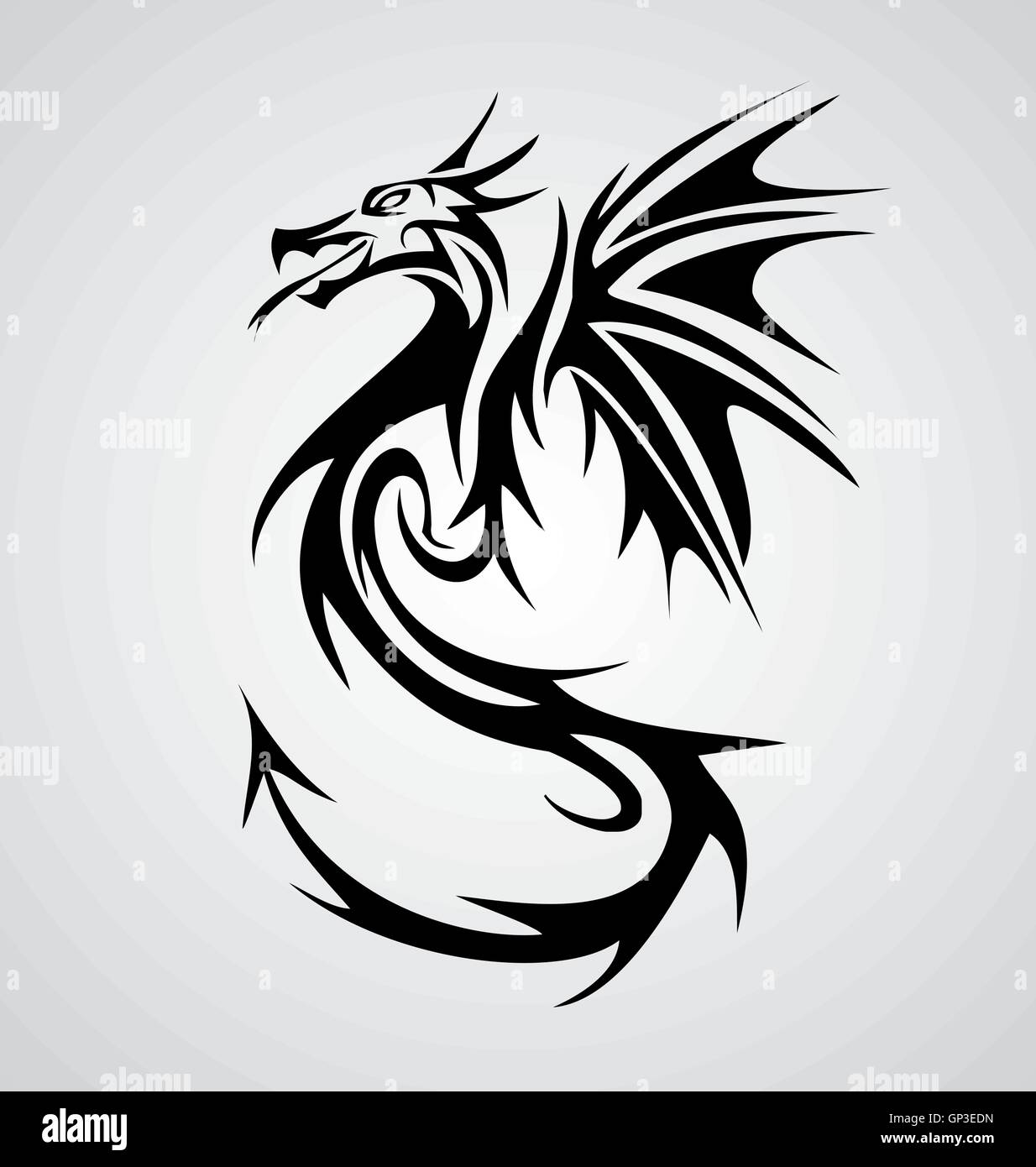 Testa di drago cinese Immagini Vettoriali Stock - Alamy