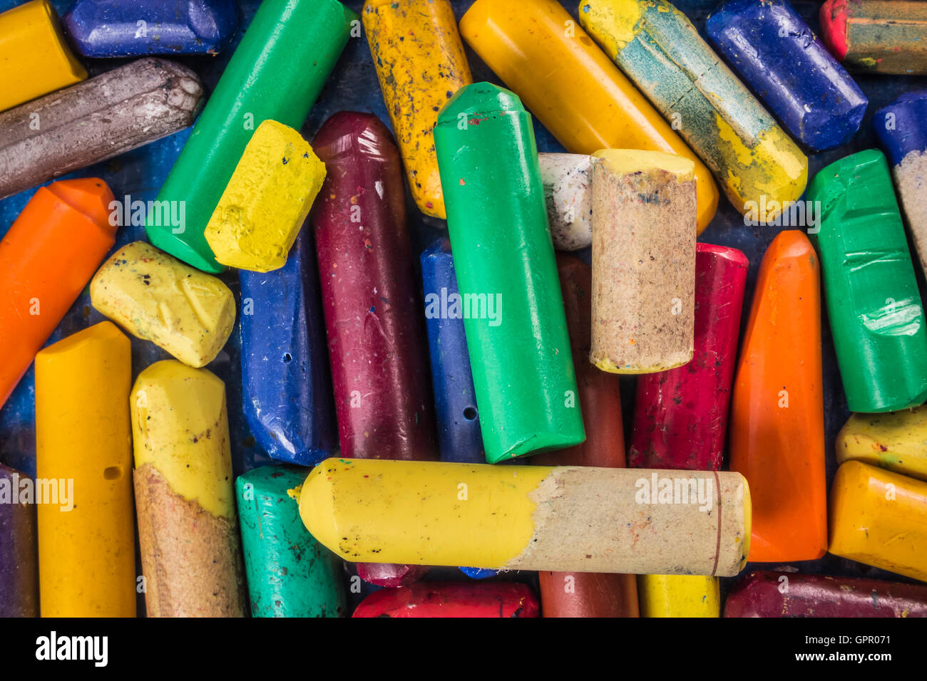Pastelli usati immagini e fotografie stock ad alta risoluzione - Alamy