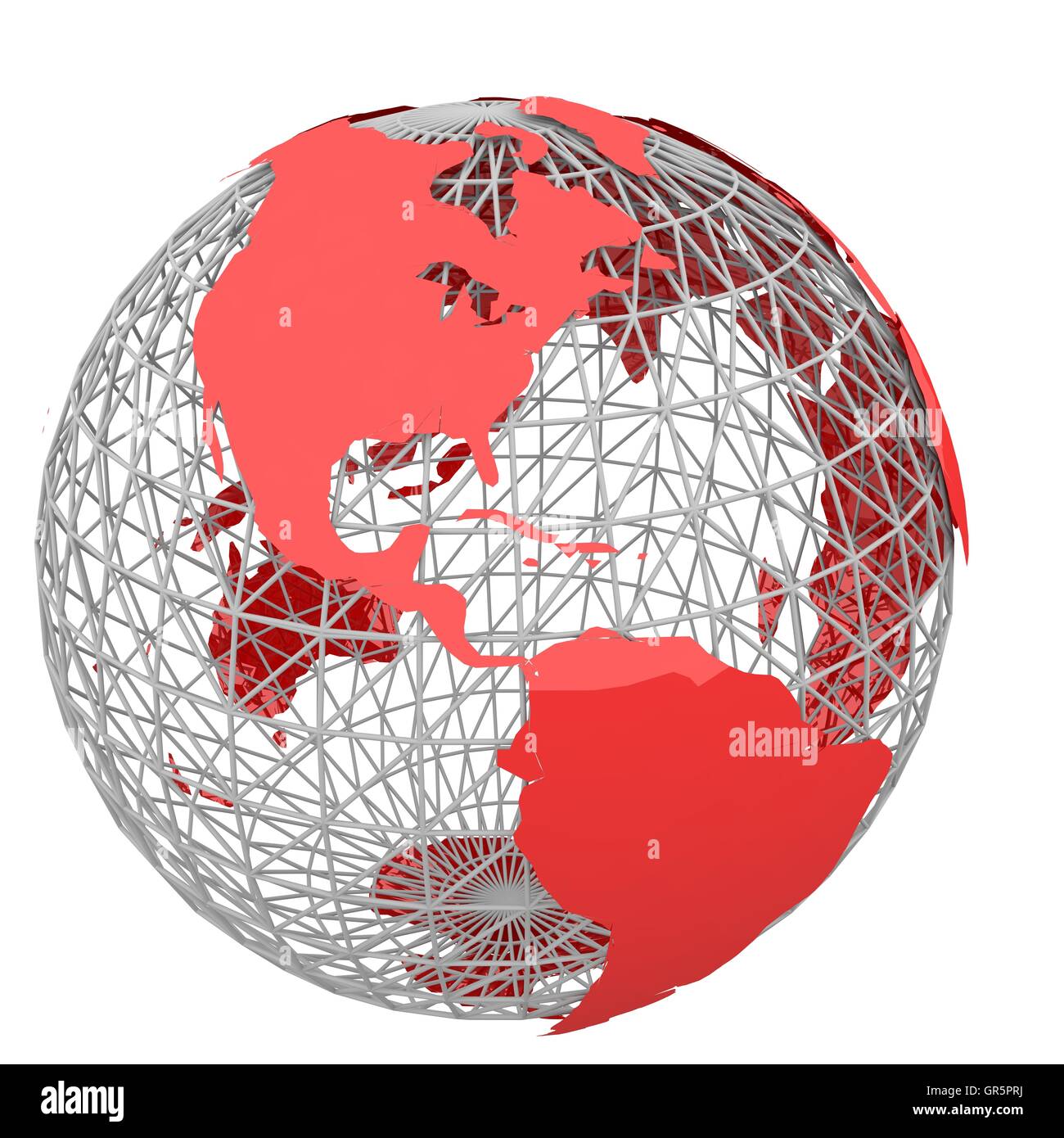 Mappa Del Mondo Rossa Immagini E Fotografie Stock Ad Alta Risoluzione