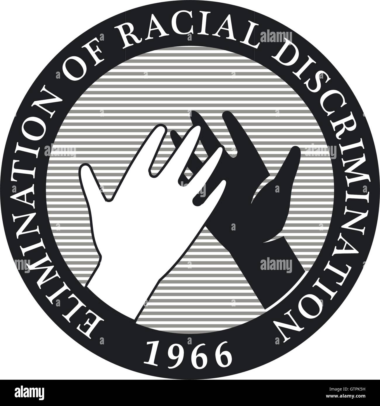 Mani incrociate bianco e nero Immagini Vettoriali Stock - Alamy