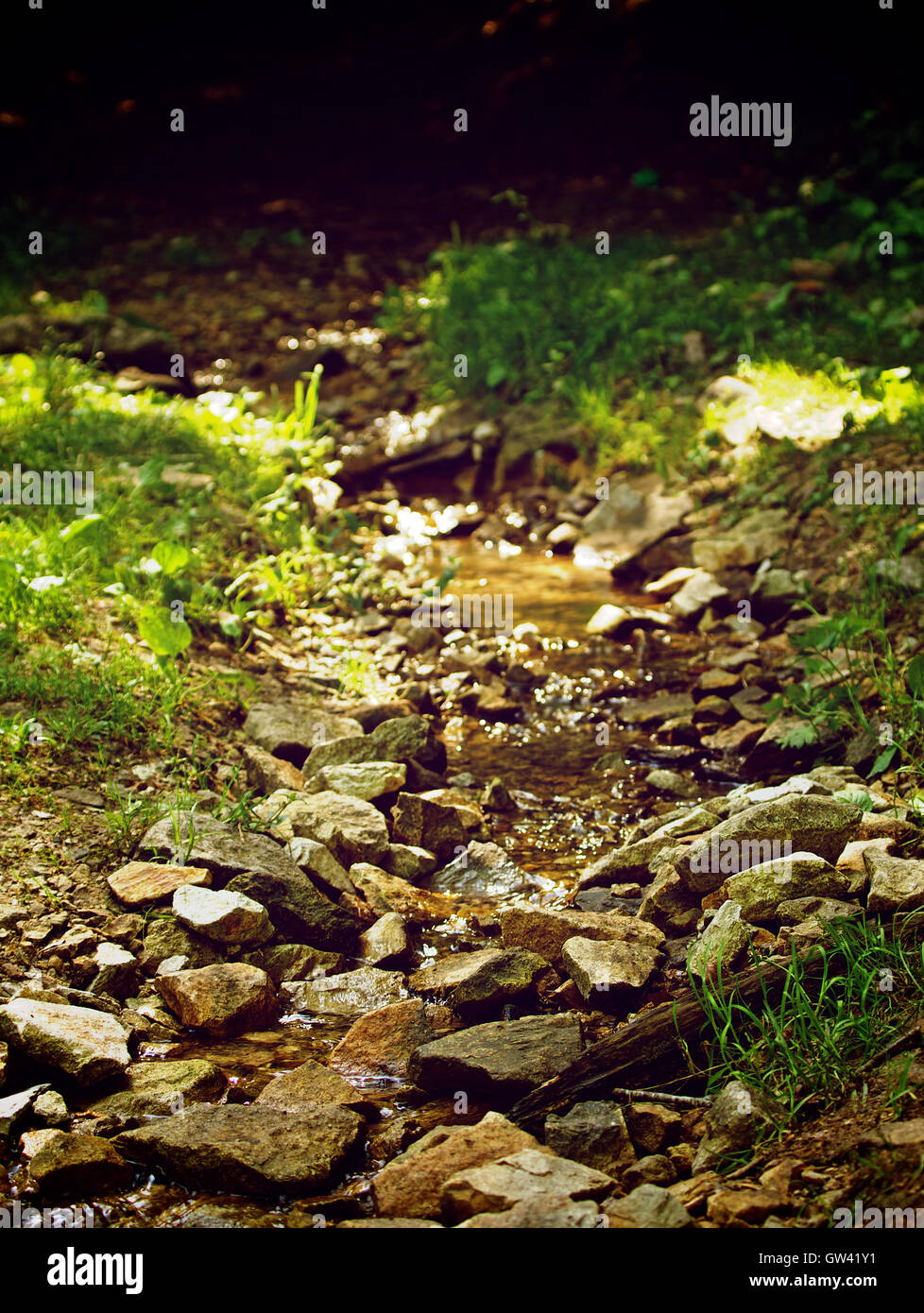 Ruscello di ombre con pietre immagini e fotografie stock ad alta ...