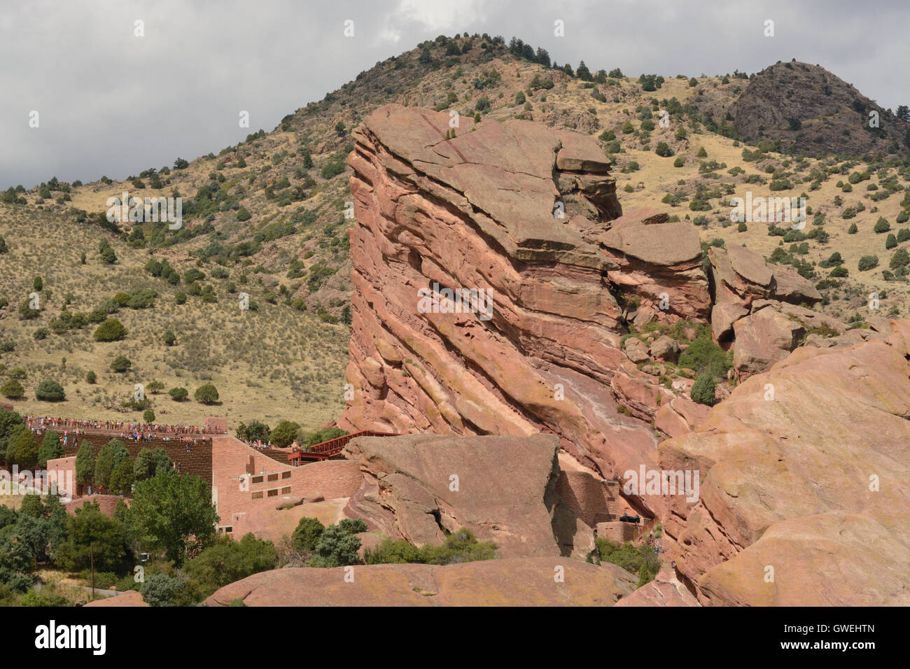 Red rocks park and amphitheater immagini e fotografie stock ad alta ...