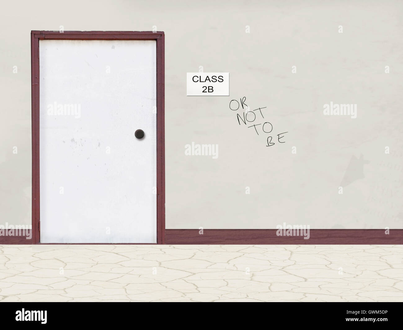 Classe 2b o non essere. Si torna a scuola ecc Foto stock - Alamy