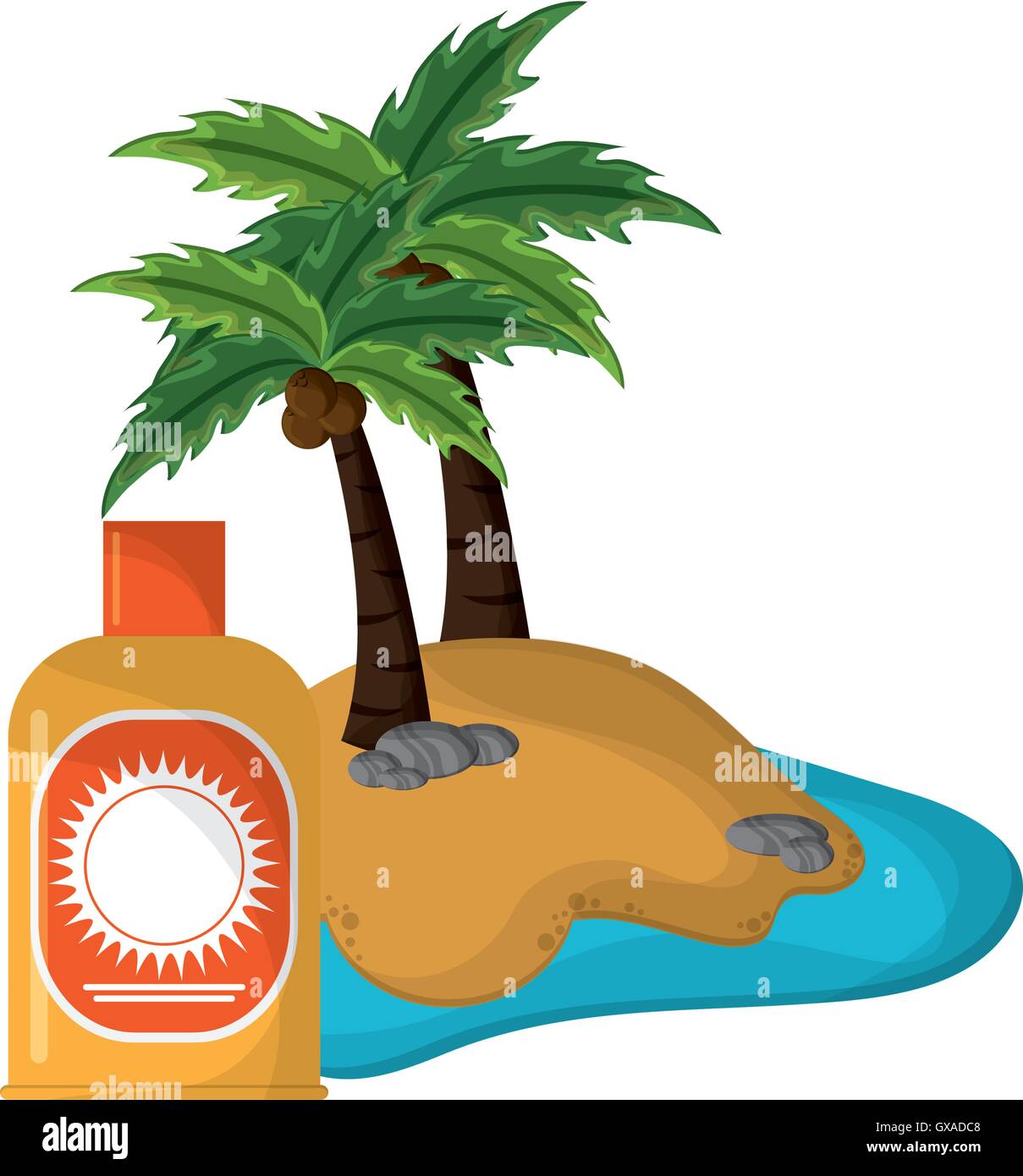 Isola di blocco Immagini Vettoriali Stock - Alamy