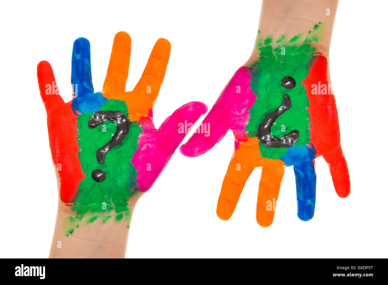 Mani colorate Immagini senza sfondo e Foto Stock ritagliate - Alamy