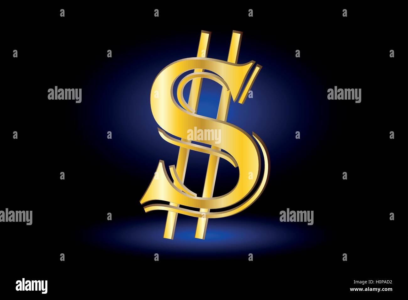 Illustrazione del simbolo del dollaro, simbolo del dollaro,simbolo del ...