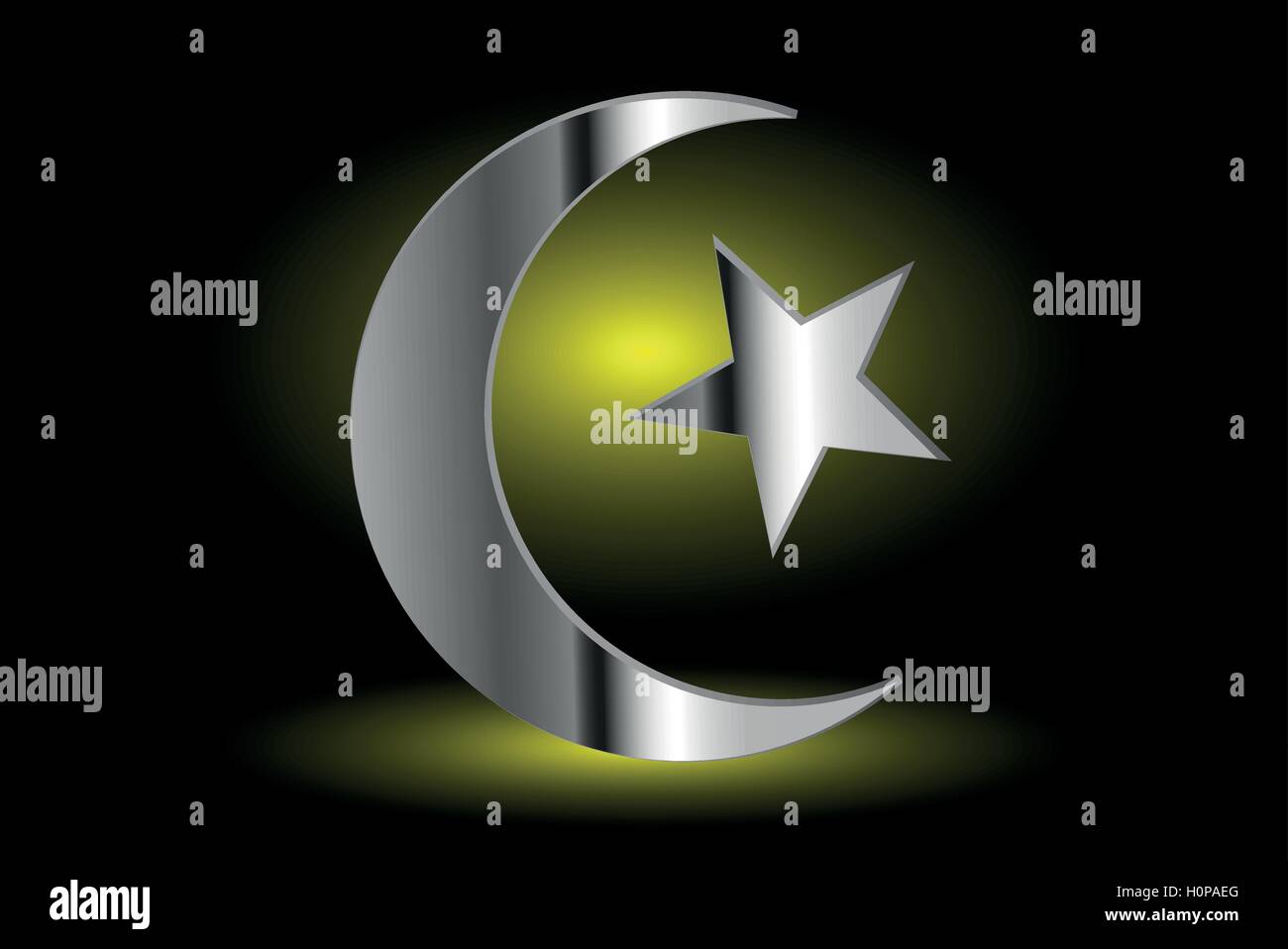 Simbolo islam immagini e fotografie stock ad alta risoluzione - Alamy