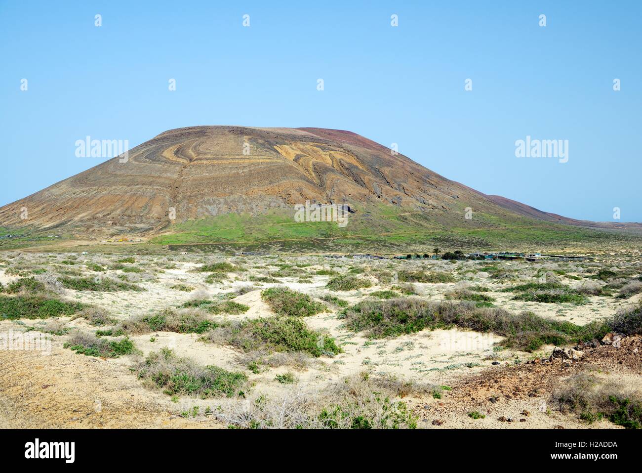 Cono vulcanico di Agujas Grandes aka Pedro Barba. Centrale di elevato ...
