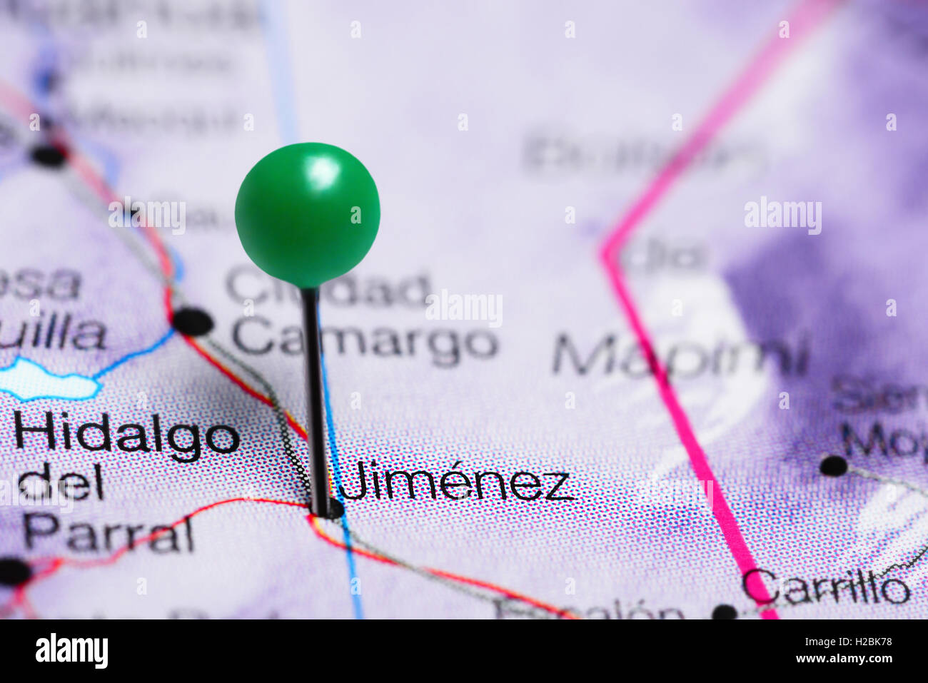 Mappa di jimenez messico immagini e fotografie stock ad alta ...