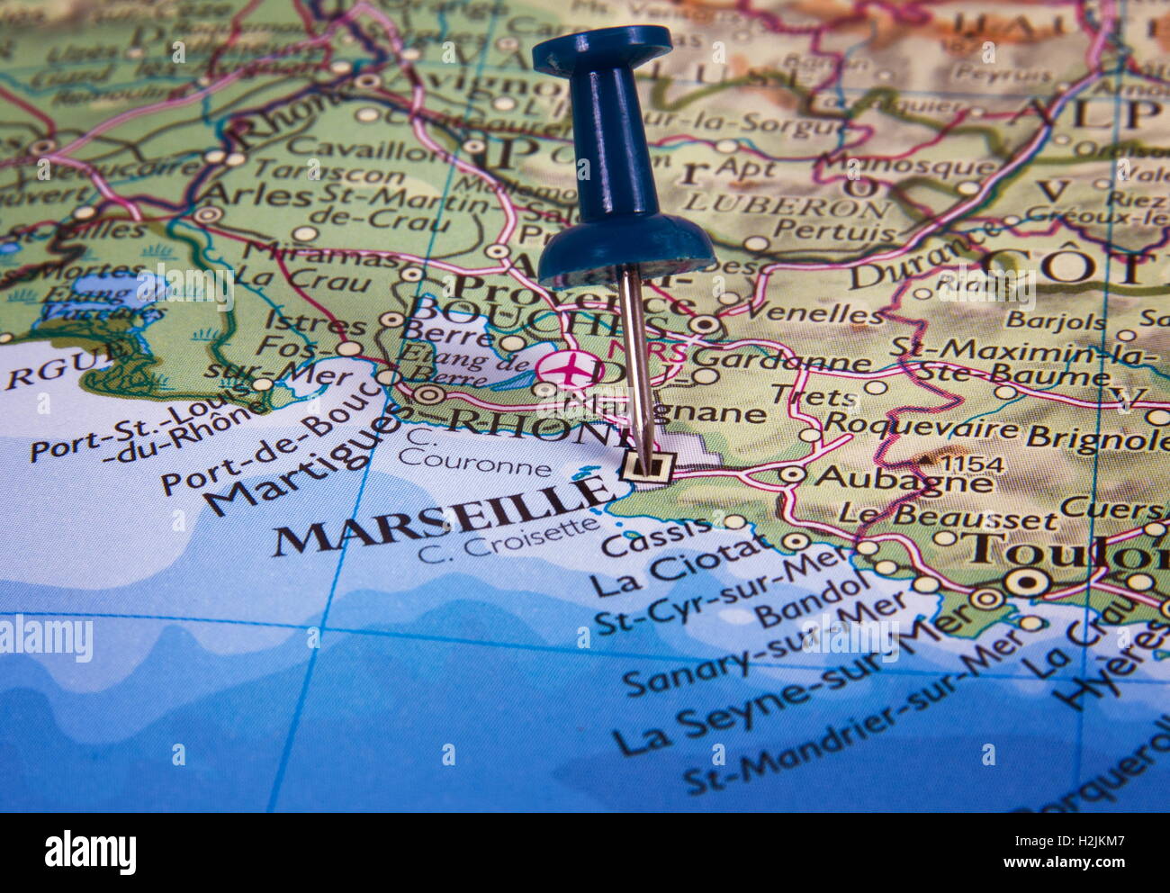 Mappa stradale di marsiglia immagini e fotografie stock ad alta ...