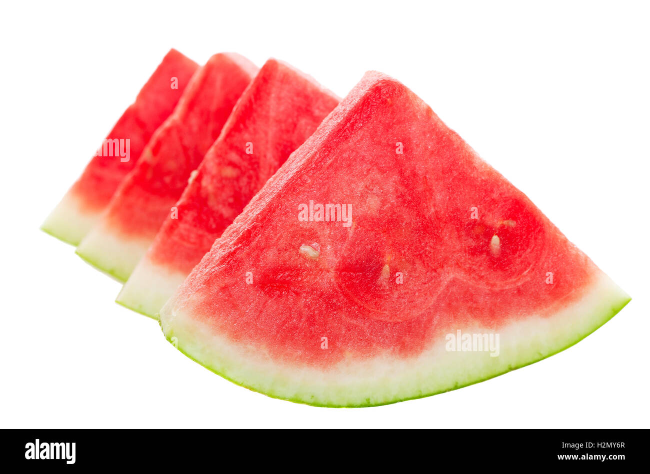 Spicchio anguria sfondo bianco immagini e fotografie stock ad alta ...