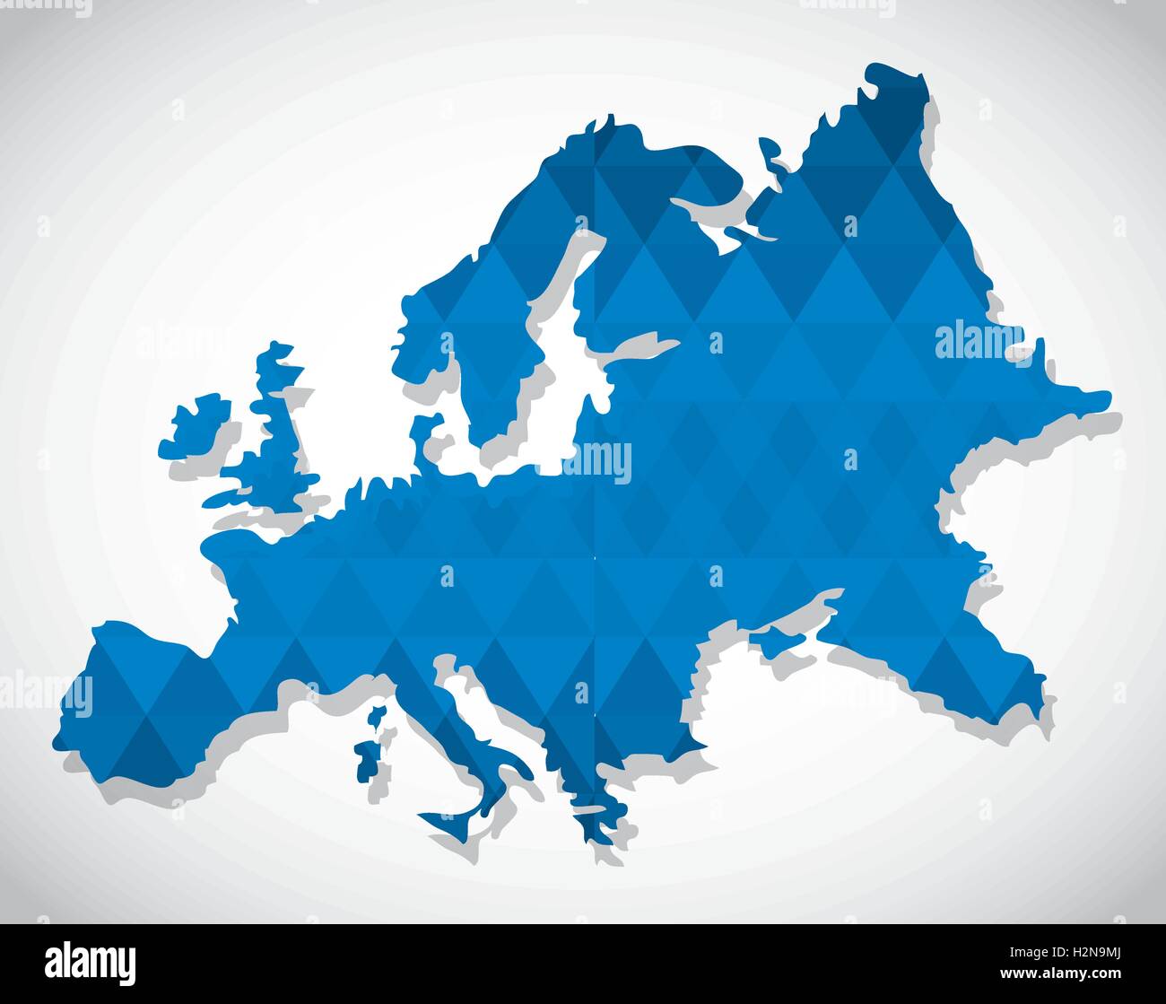 Cartina Europa Immagini Vettoriali Stock - Alamy