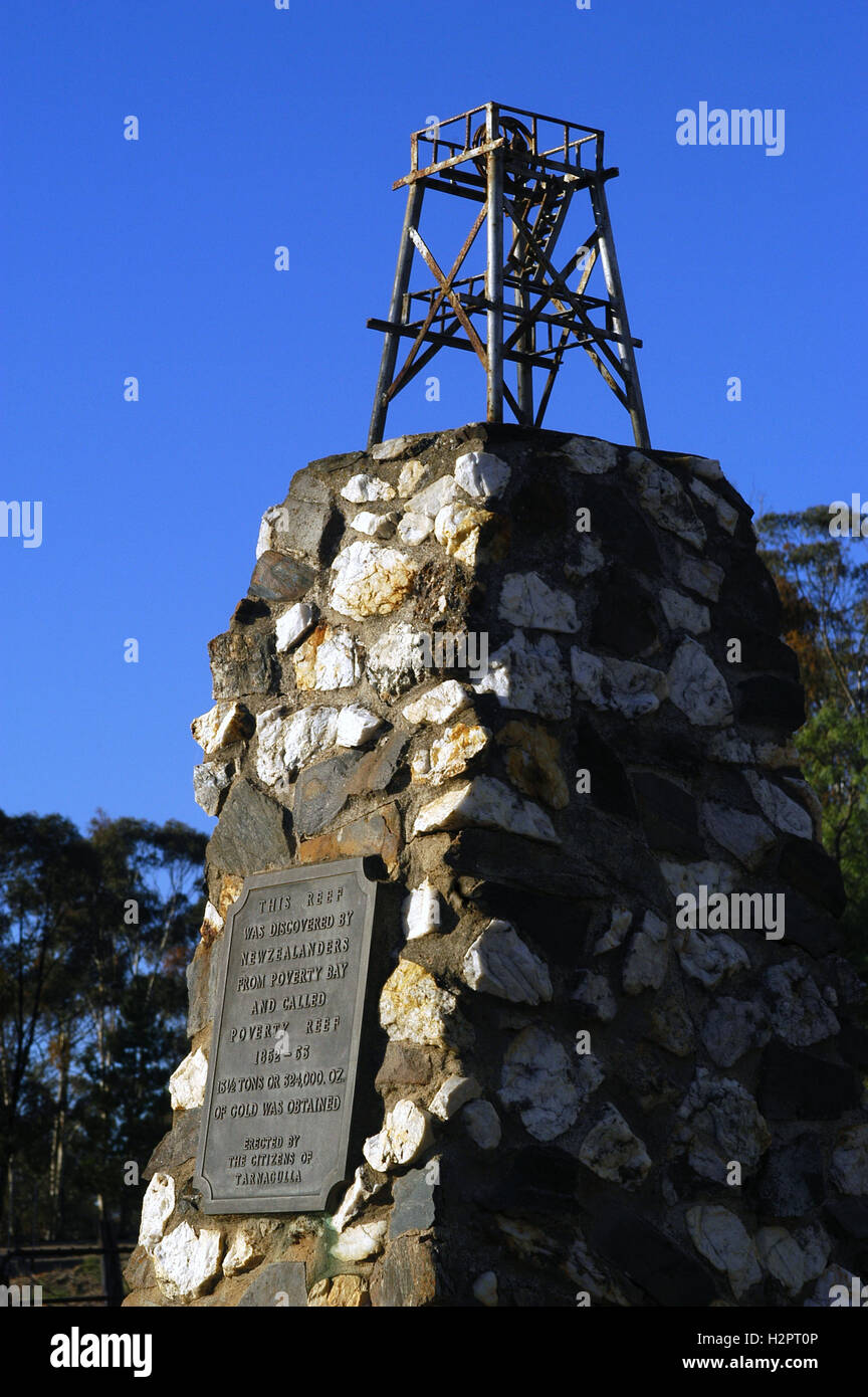 Tarnagulla monumento in memoria dei morti i minatori e i cercatori di ...