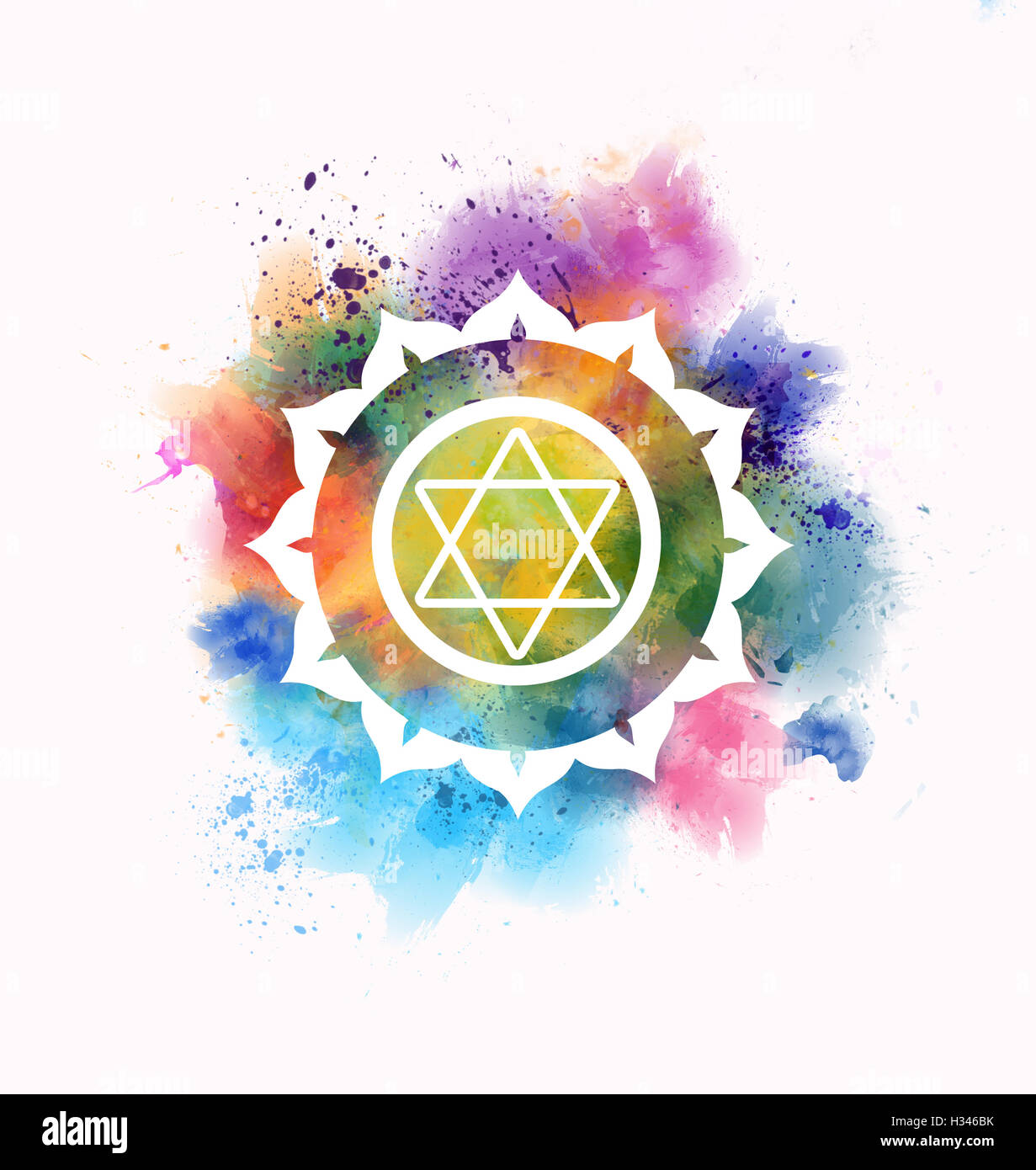 Anahata chakra immagini e fotografie stock ad alta risoluzione - Alamy
