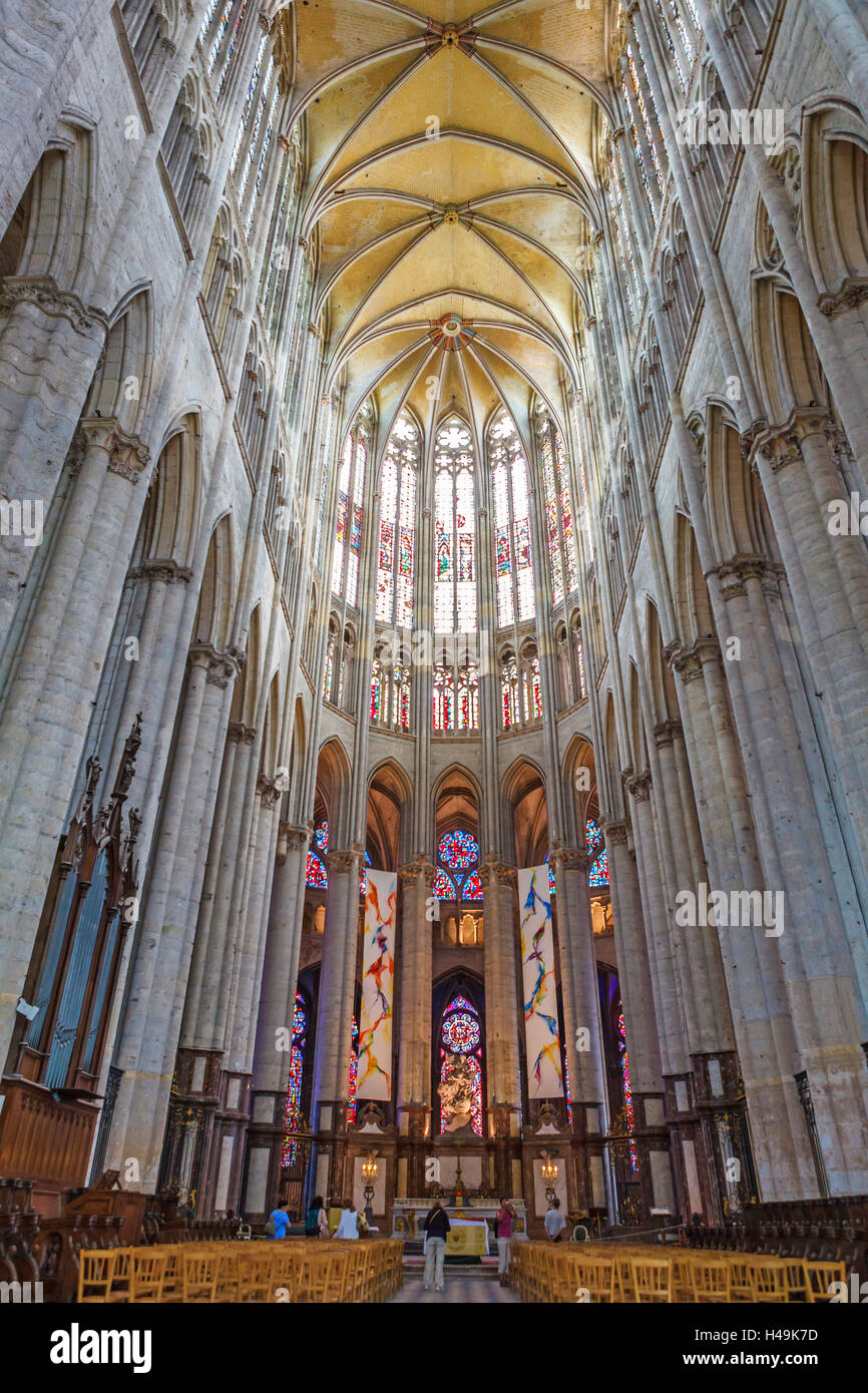 La Cattedrale di San Pietro di Beauvais, Francia Foto stock - Alamy