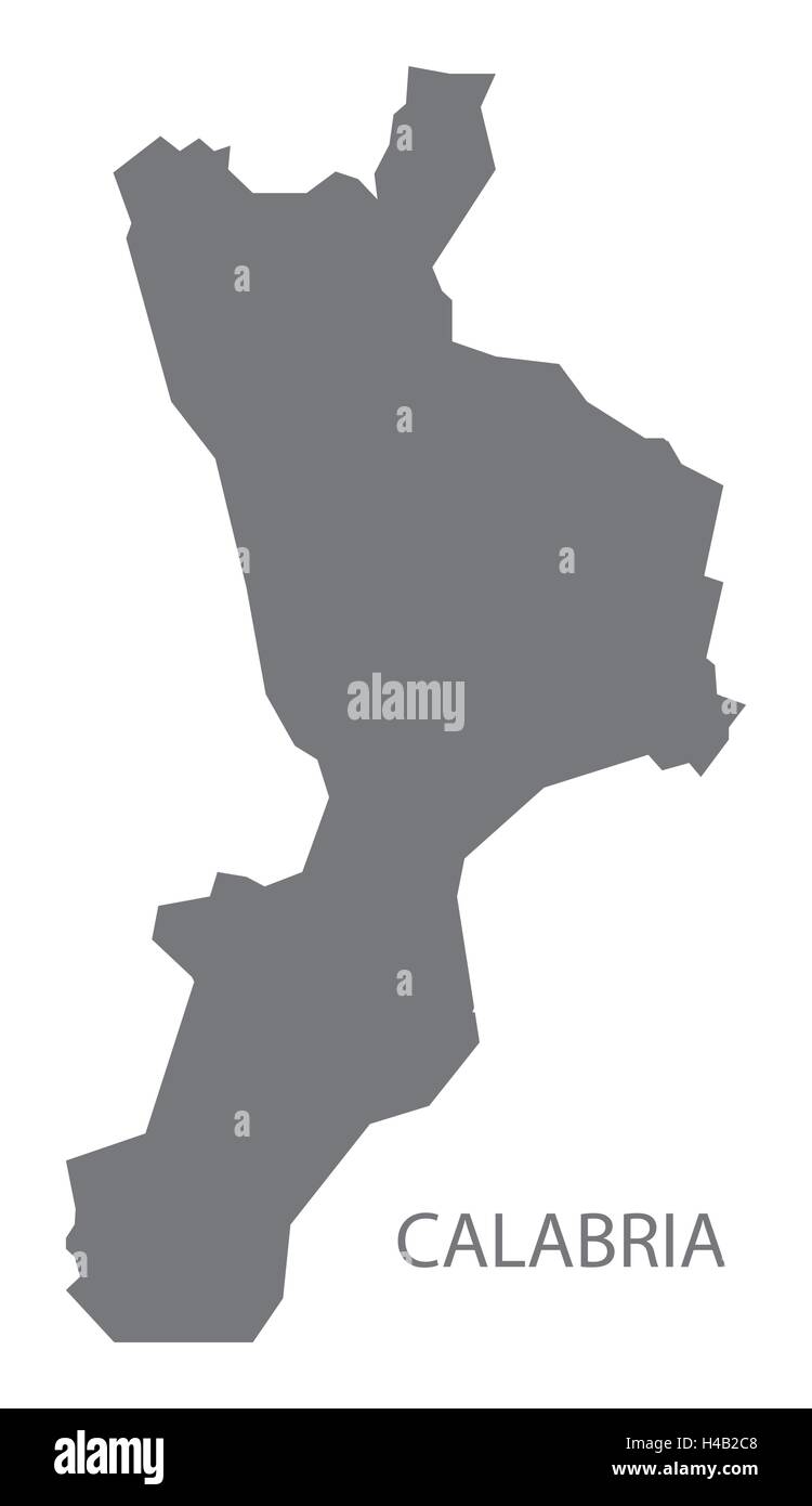 Mappa della provincia di calabria immagini e fotografie stock ad alta ...