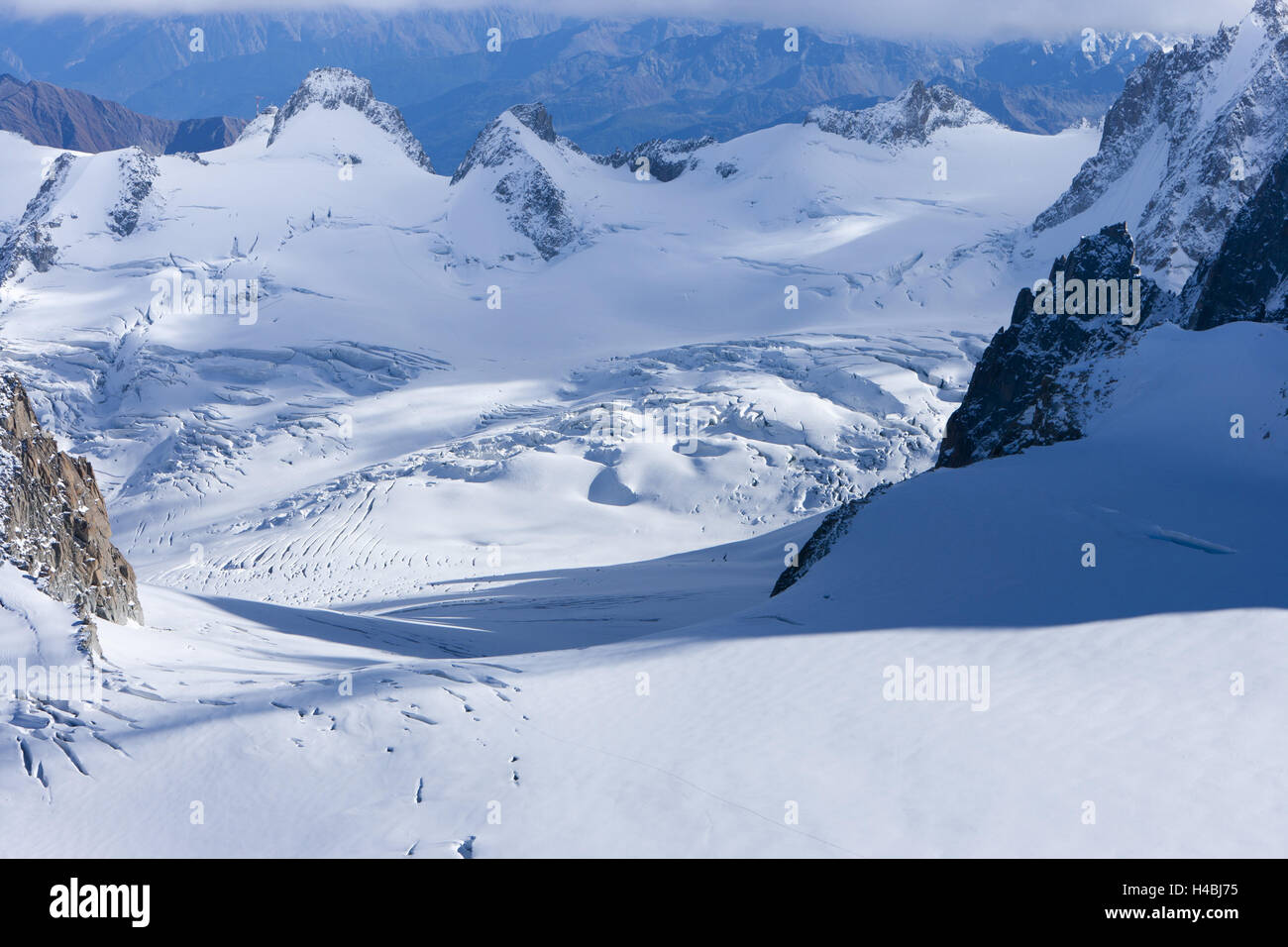 Ghiacciaio della valle blanche immagini e fotografie stock ad alta ...