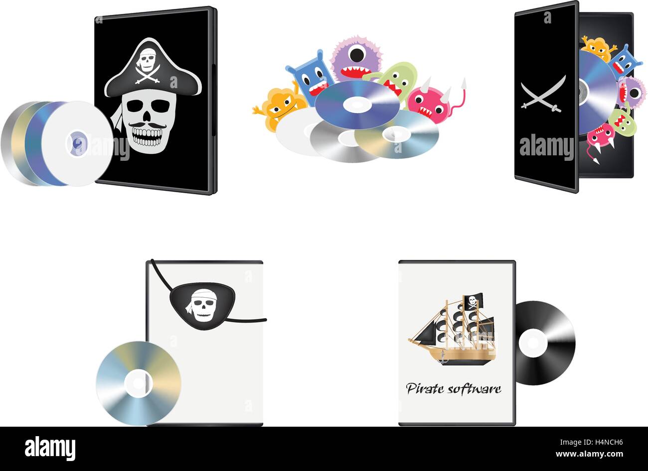 Software piratato immagini e fotografie stock ad alta risoluzione - Alamy