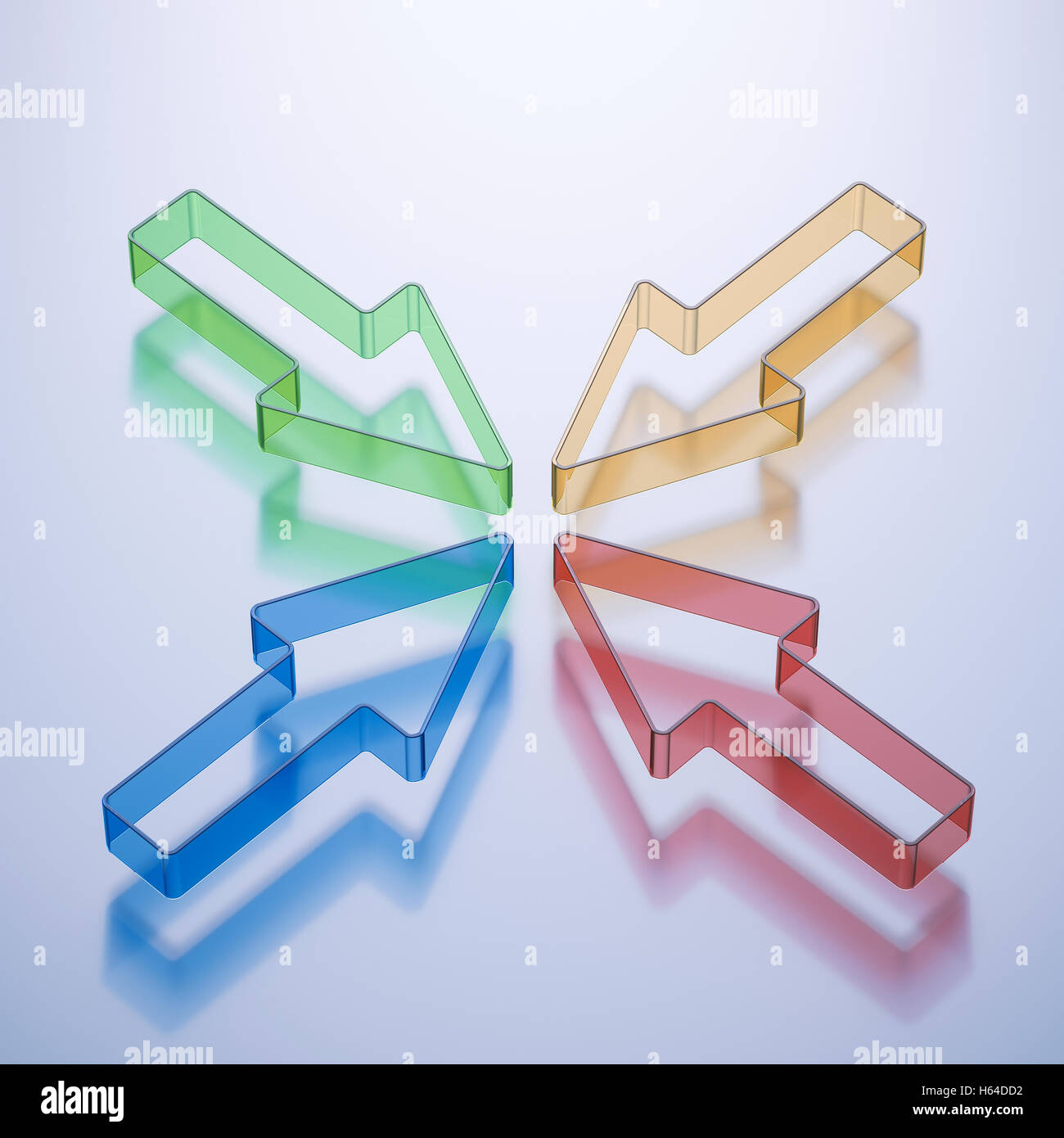 Centro della freccia immagini e fotografie stock ad alta risoluzione ...