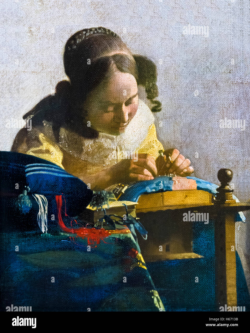 Vermeer lacemaker immagini e fotografie stock ad alta risoluzione - Alamy