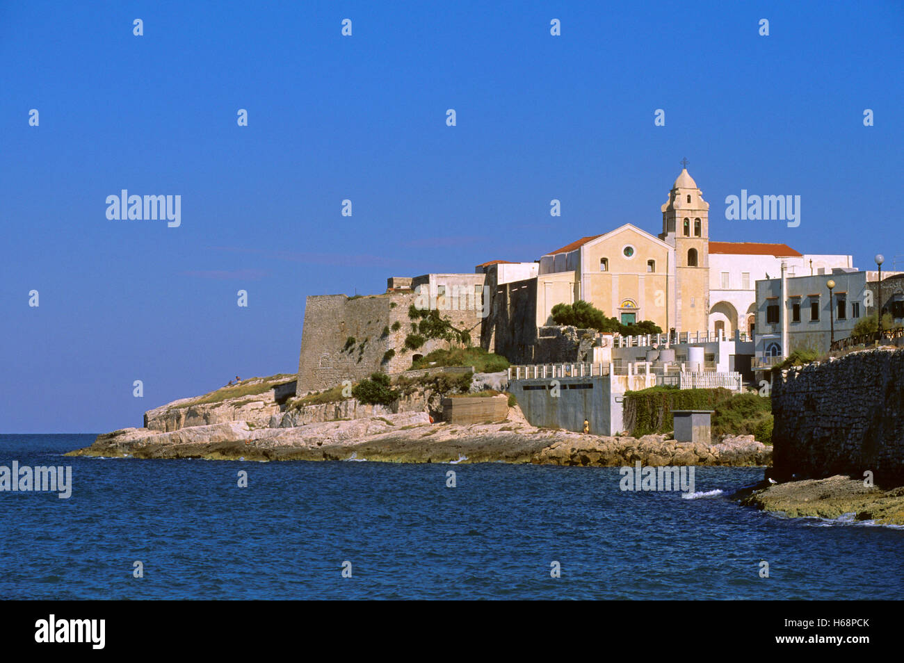 Vieste, chiesa di San Francesco sul promontorio di San Francesco, il ...
