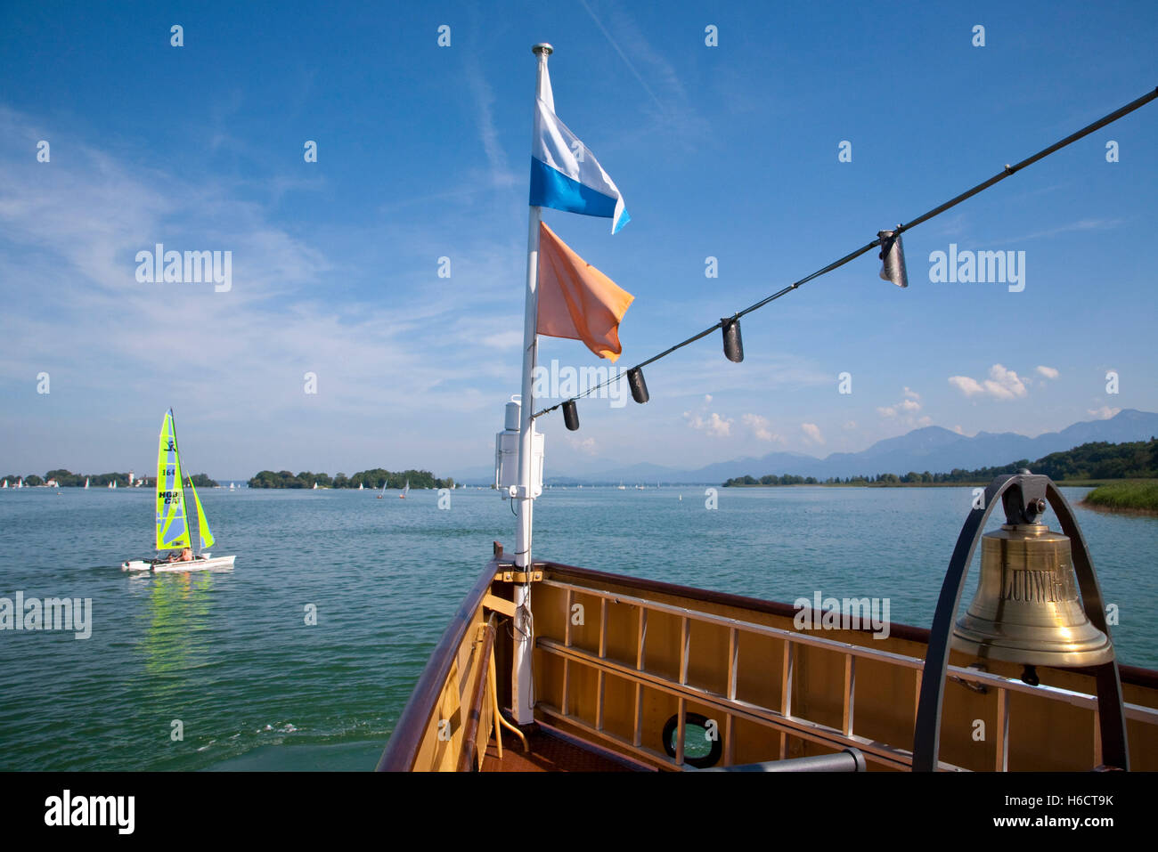 Prua della nave Ludwig Fessler, nave la campana, barca a vela ...
