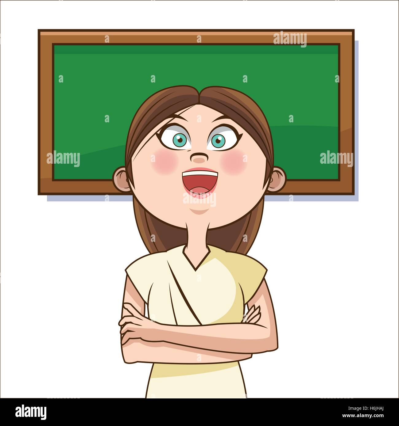 Teacher cartoon immagini e fotografie stock ad alta risoluzione - Alamy