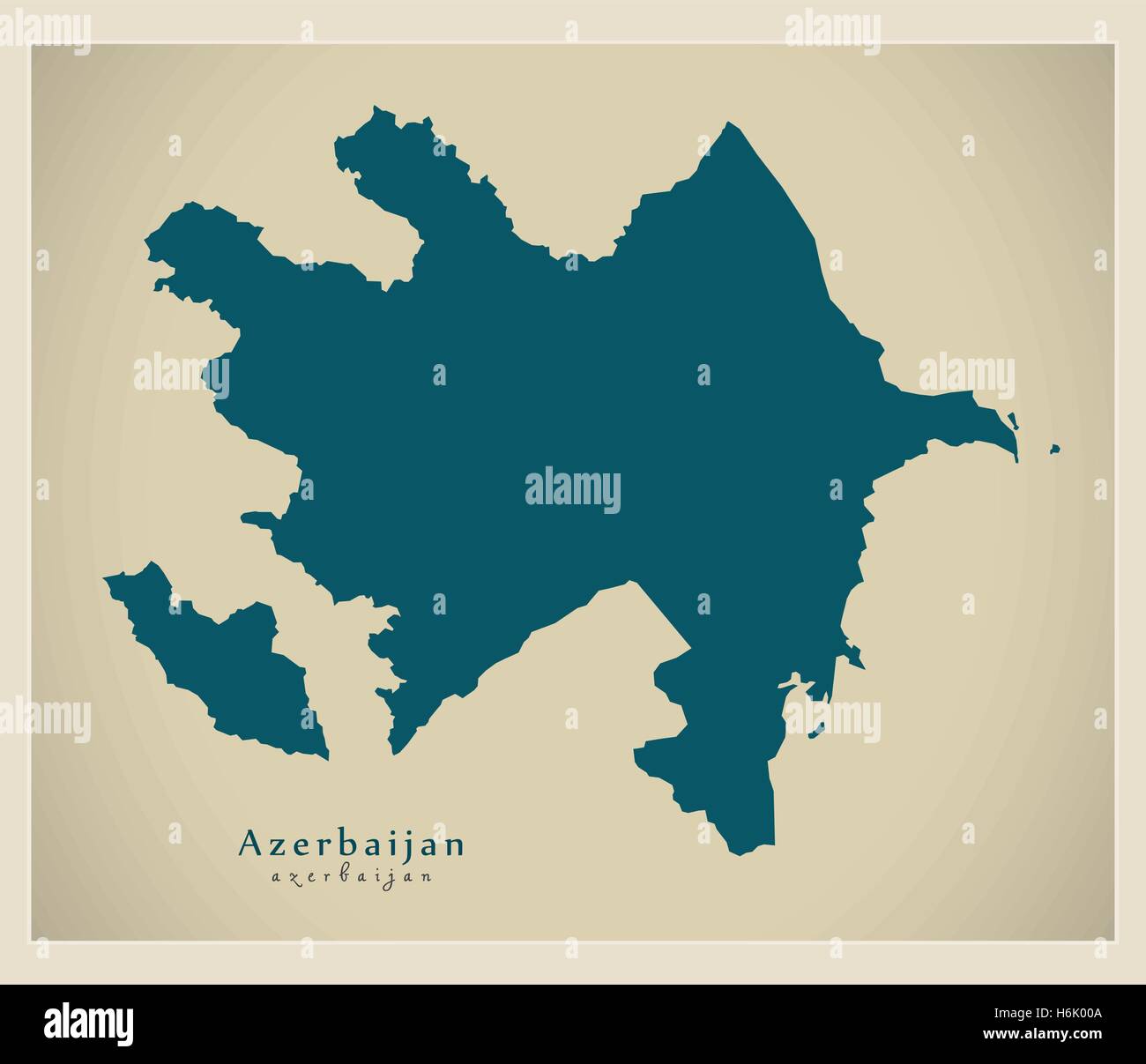 Azerbaijan Map Immagini e Fotos Stock - Alamy