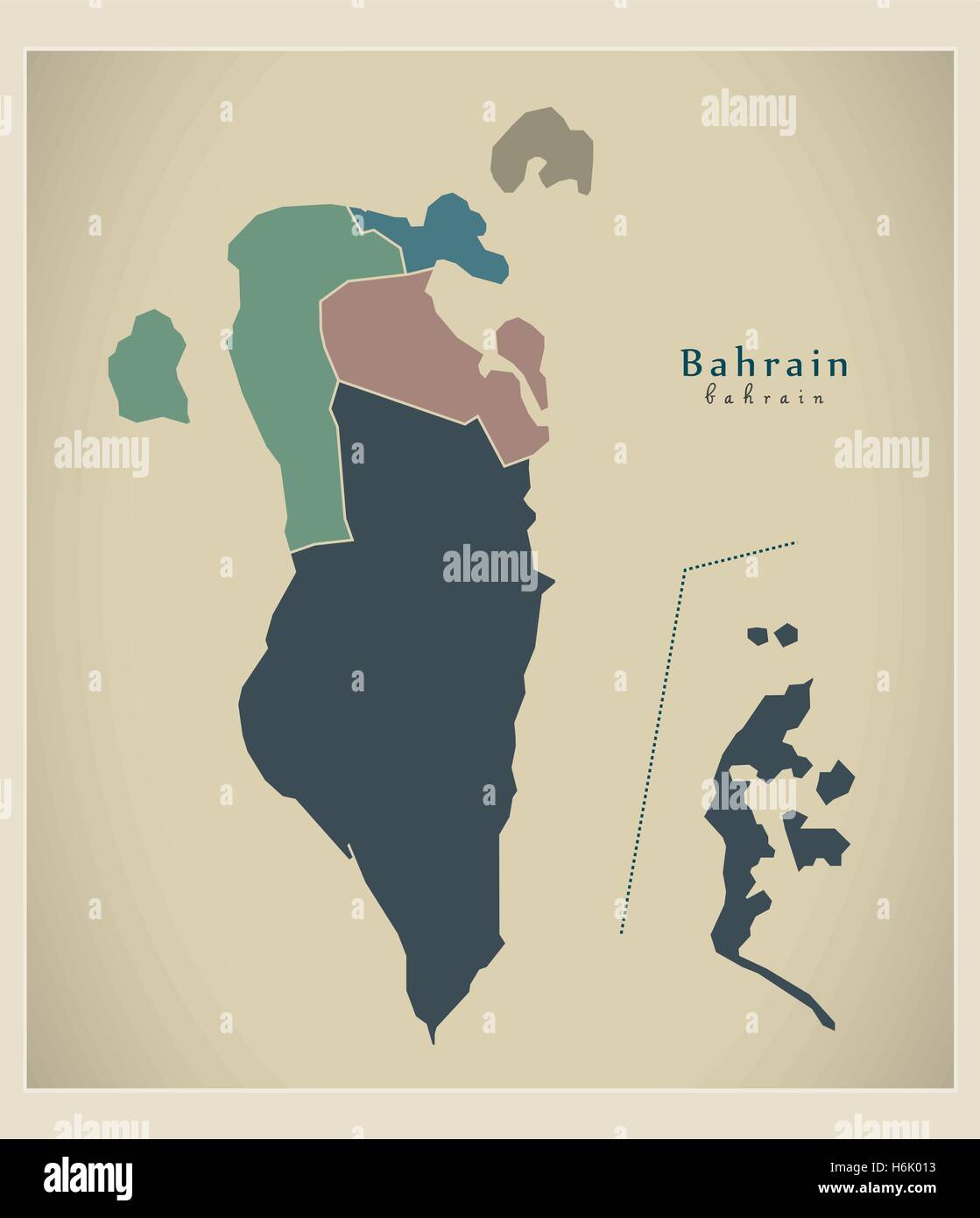 Bahrain map immagini e fotografie stock ad alta risoluzione - Alamy