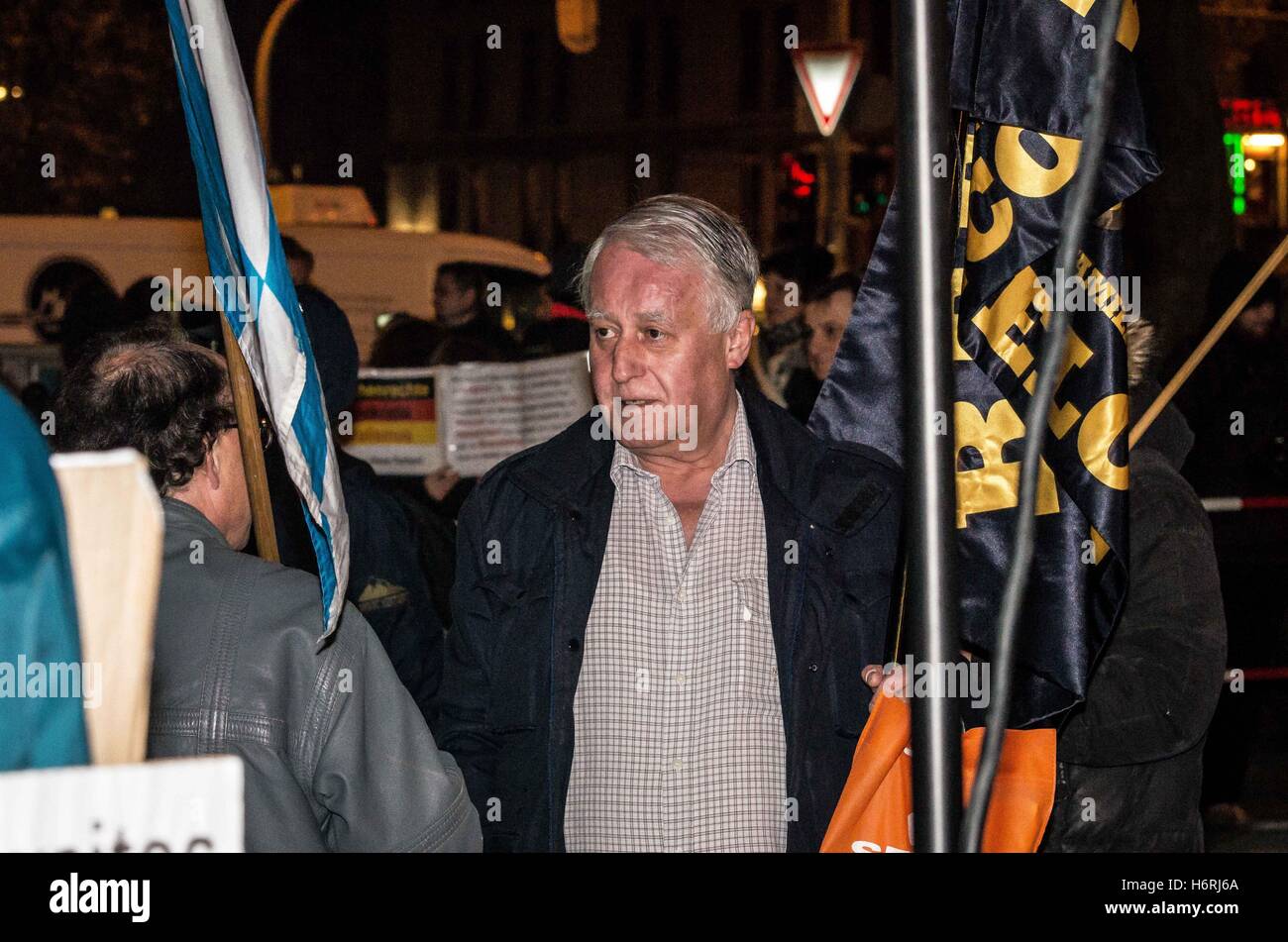 Monaco di Baviera, Germania. 31 ott 2016. Manfred Schiessl, ex NPD ...