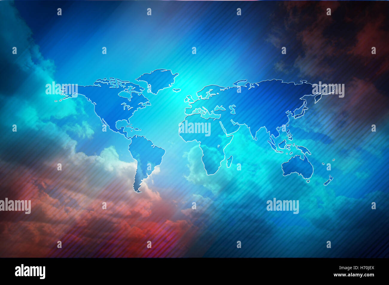 Mappa globale immagini e fotografie stock ad alta risoluzione - Alamy