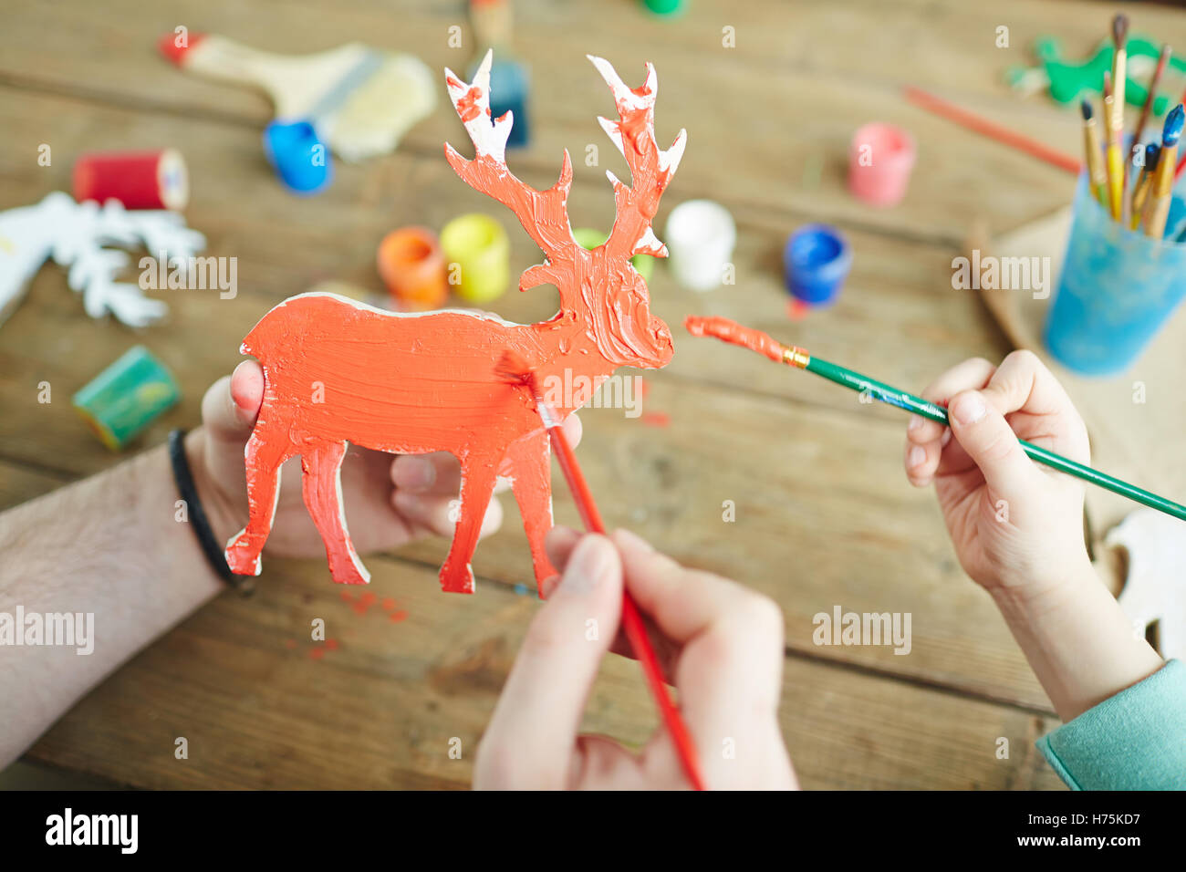 Cervo di legno immagini e fotografie stock ad alta risoluzione - Alamy