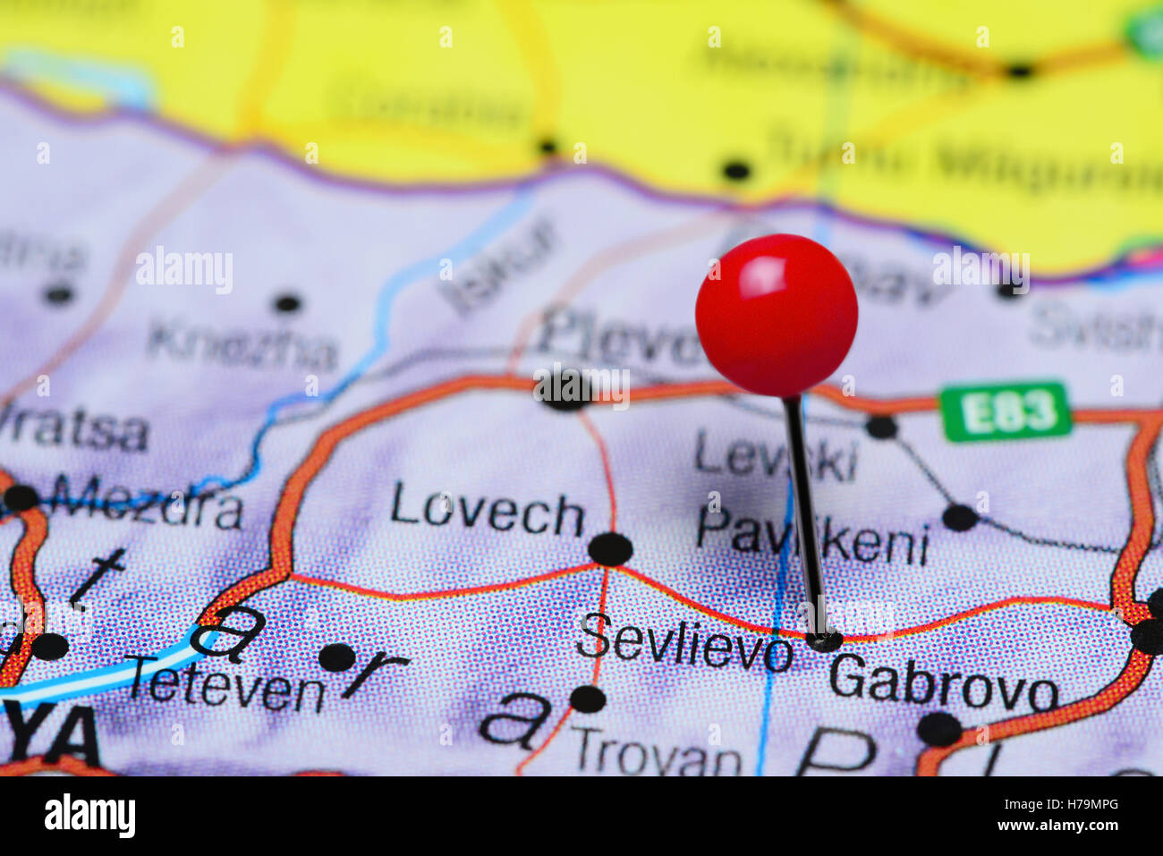 Mappa della bulgaria immagini e fotografie stock ad alta risoluzione ...