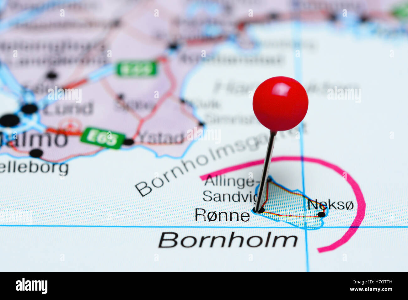 Ronne map immagini e fotografie stock ad alta risoluzione - Alamy