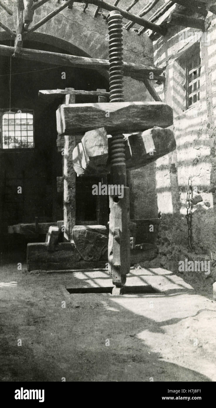 Antico torchio immagini e fotografie stock ad alta risoluzione - Alamy