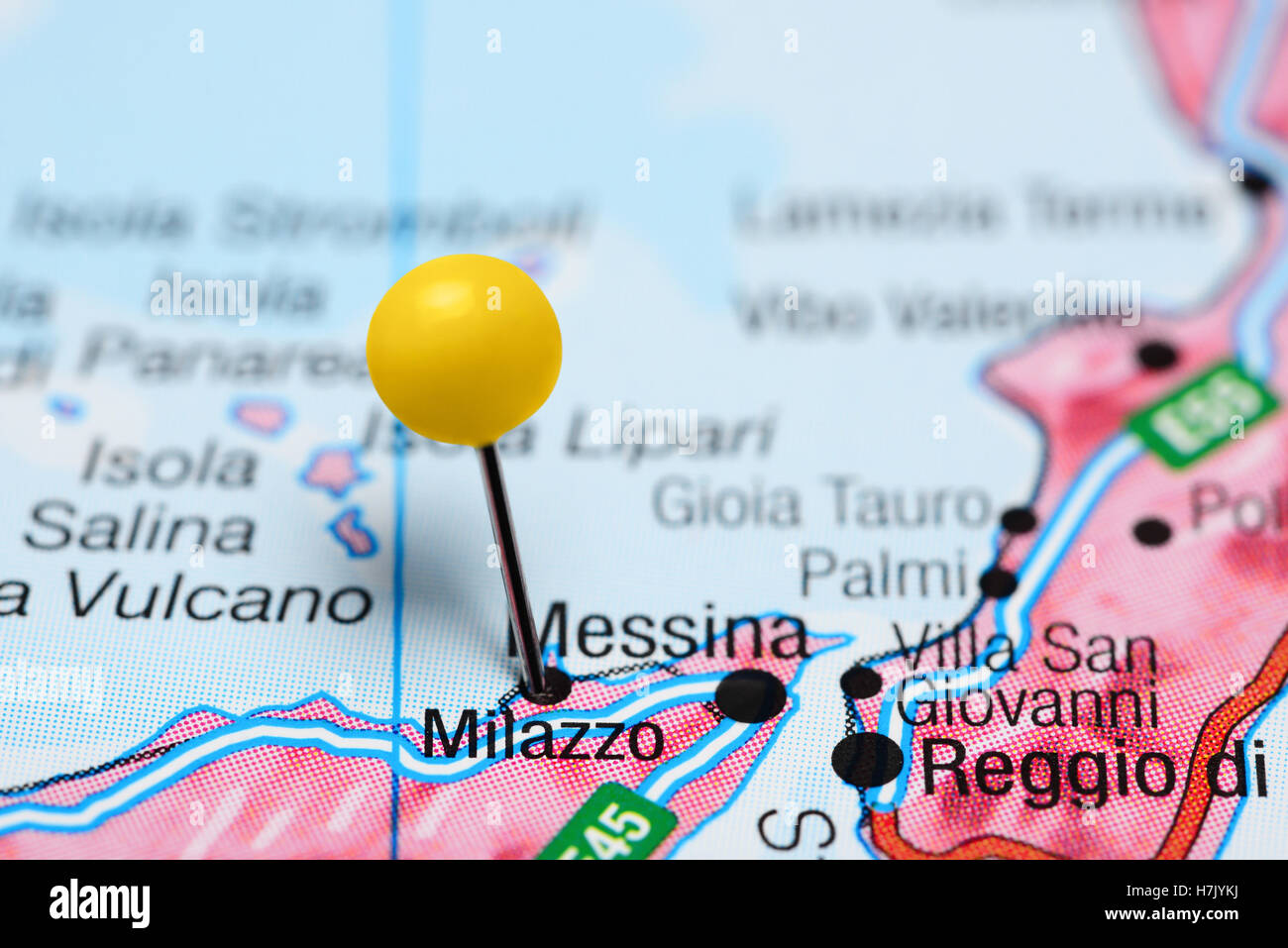 Mappa di milazzo immagini e fotografie stock ad alta risoluzione - Alamy