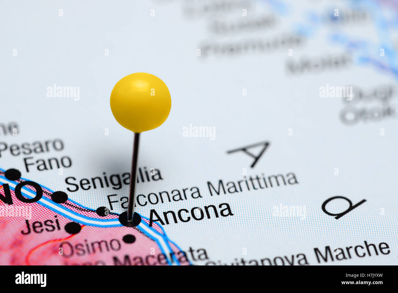 Map of ancona immagini e fotografie stock ad alta risoluzione - Alamy