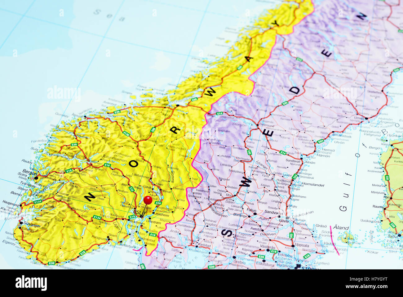 Mappa di oslo immagini e fotografie stock ad alta risoluzione - Alamy