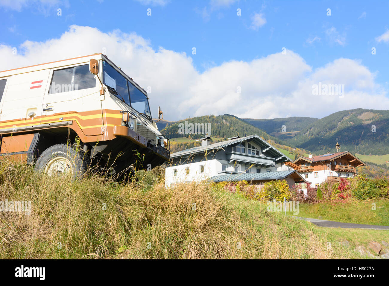 Piesendorf: carrello Steyr-Puch Pinzgauer nel Pinzgau, del Pinzgau ...