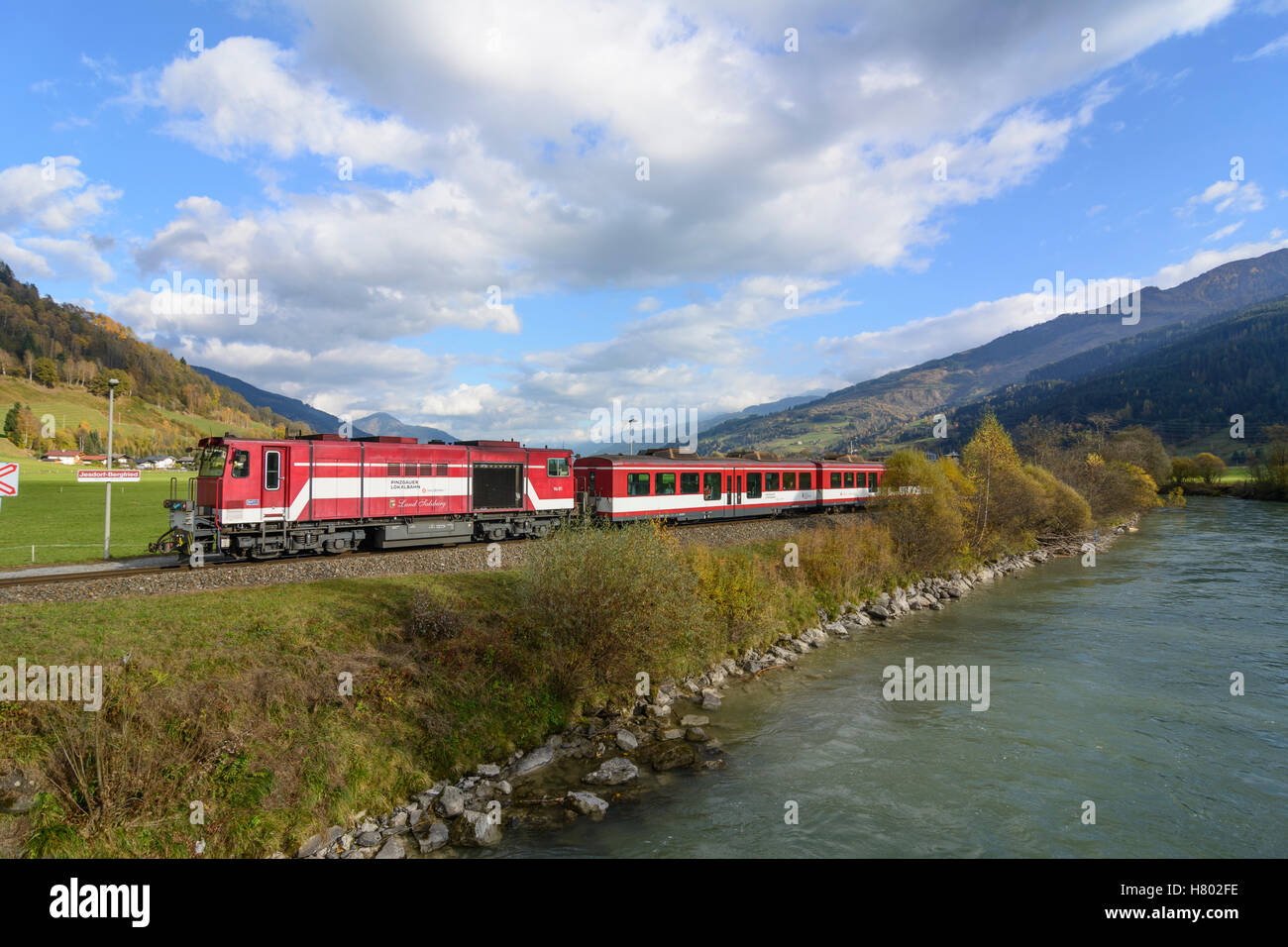 Treno locale di pinzgauer lokalbahn immagini e fotografie stock ad alta ...