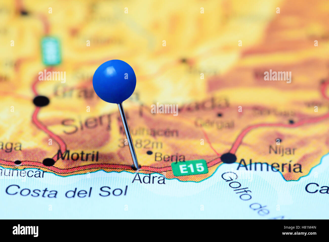 Adra mappa della spagna immagini e fotografie stock ad alta risoluzione ...