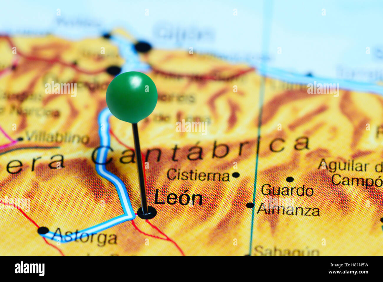 Mappa di leon immagini e fotografie stock ad alta risoluzione - Alamy