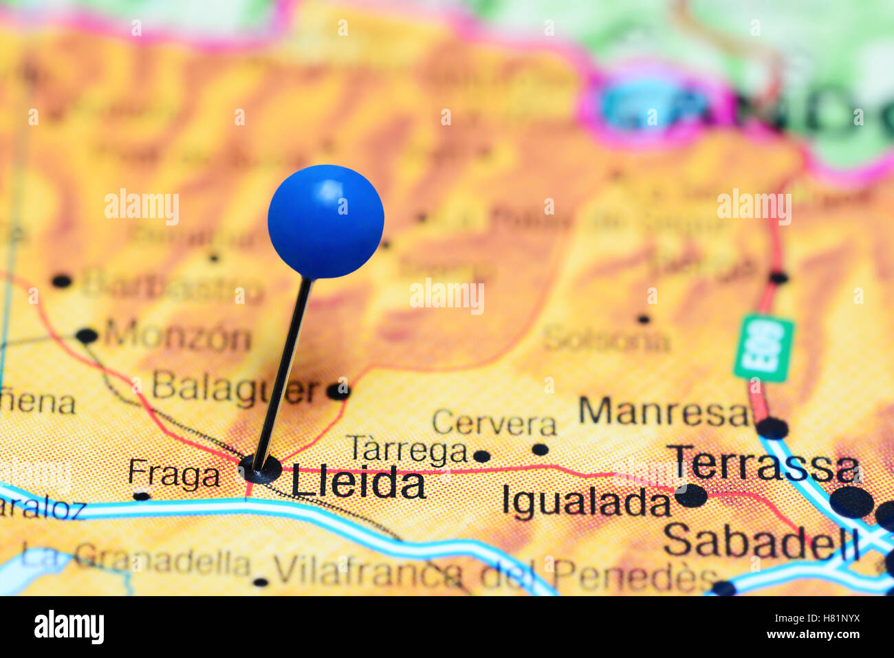 Mappa di lleida immagini e fotografie stock ad alta risoluzione - Alamy