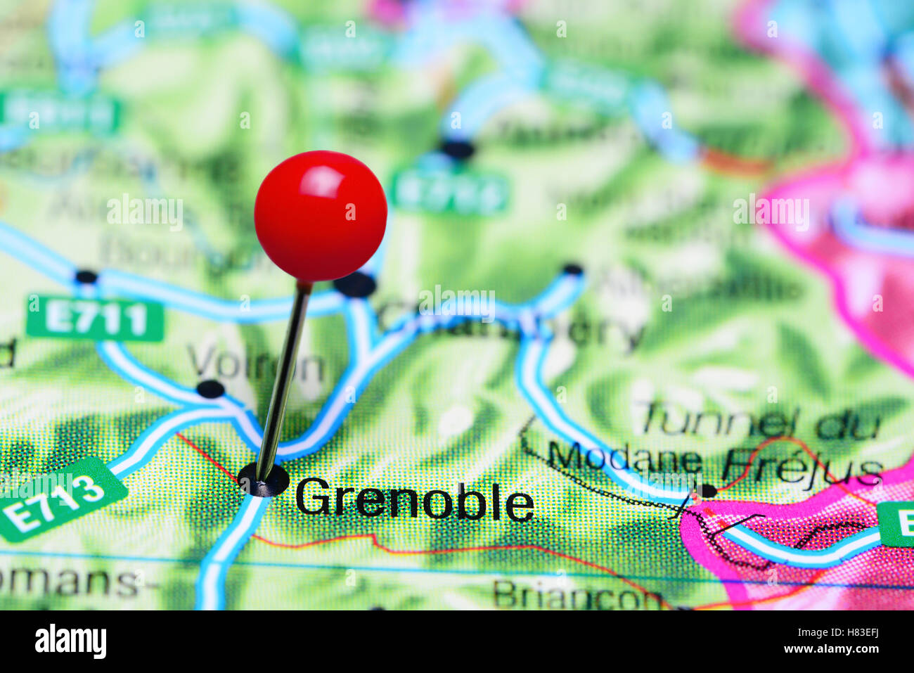 Map grenoble france immagini e fotografie stock ad alta risoluzione - Alamy