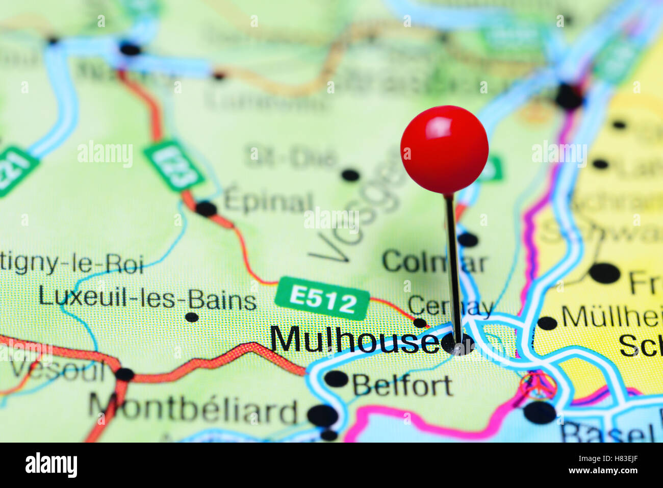 Mappa di mulhouse immagini e fotografie stock ad alta risoluzione - Alamy